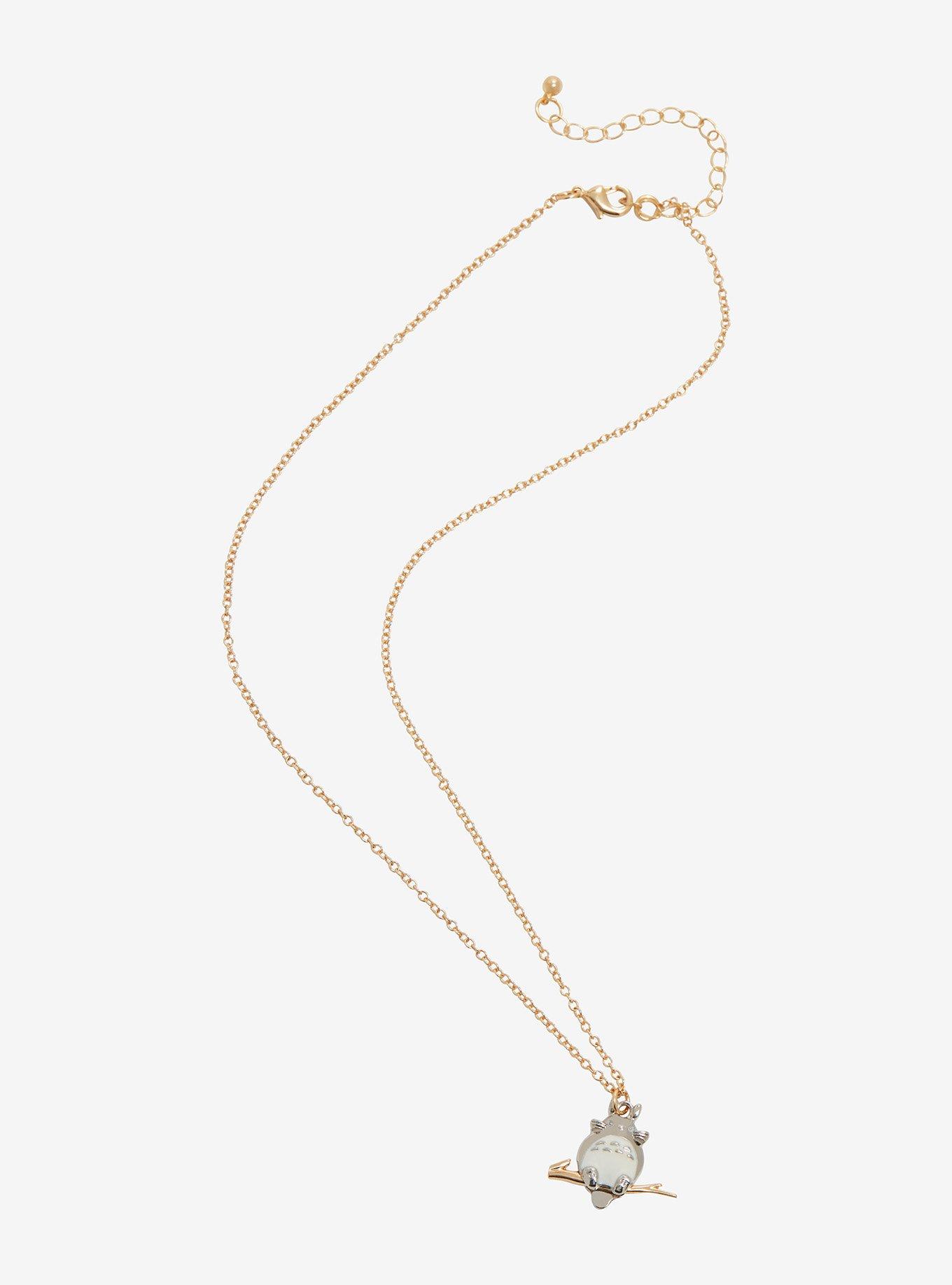 Studio Ghibli My Neighbor Totoro Sitting Totoro Pendant Necklace | BoxLunch