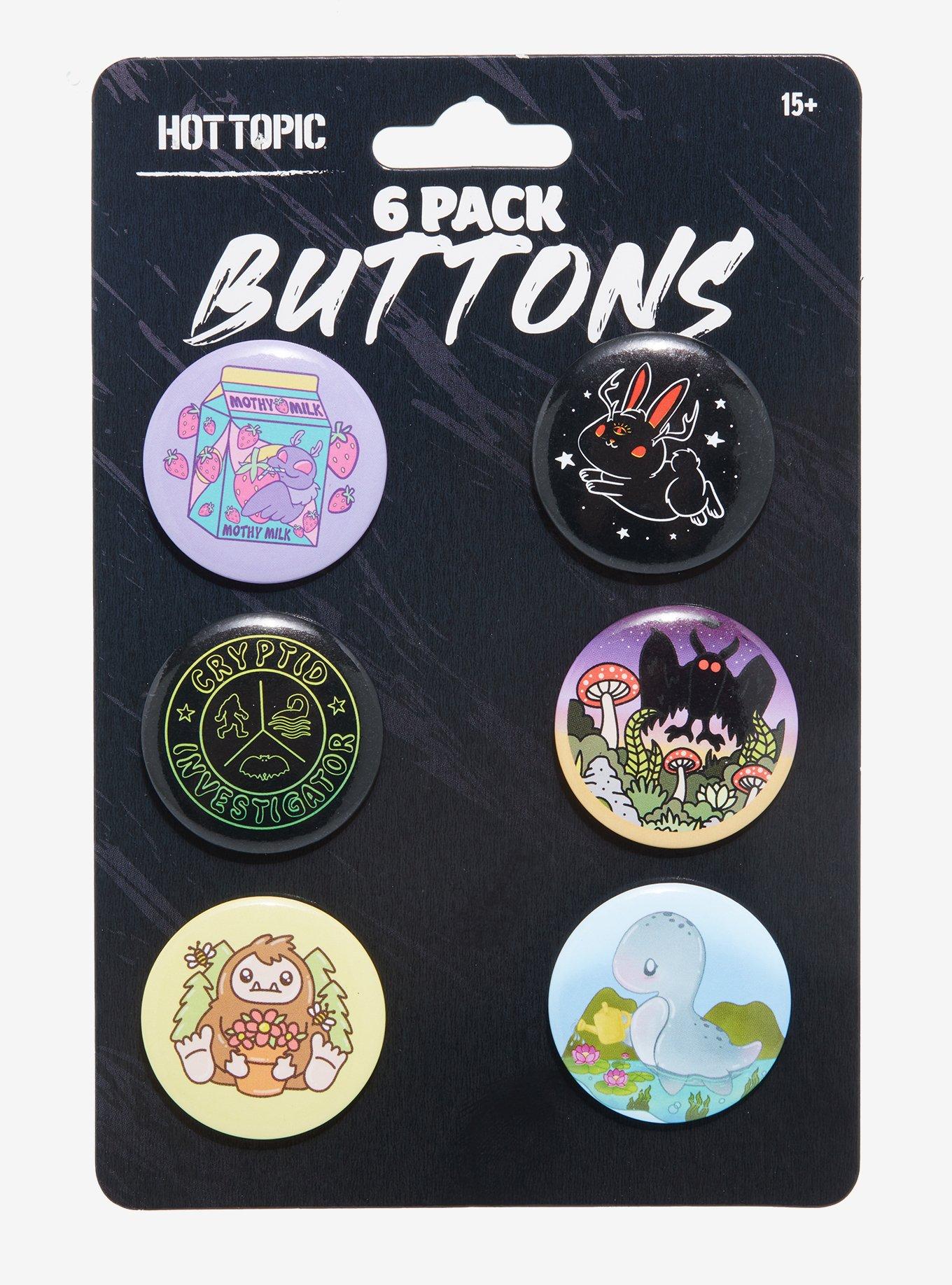 Kawaii Cryptid Button Set | Hot Topic