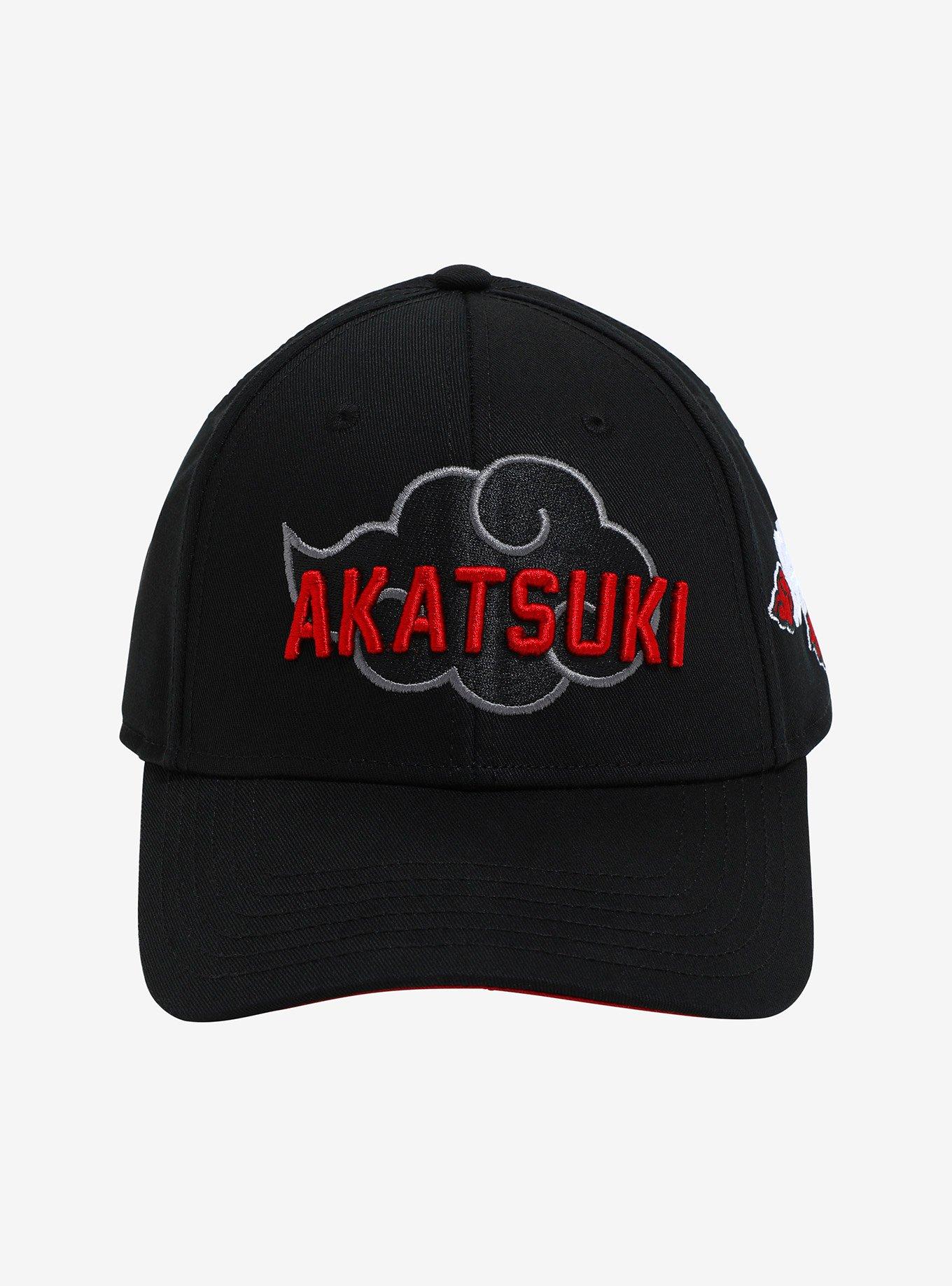 Hot Topic Naruto Shippuden Akatsuki Embroidered Snapback Hat | Mall of ...