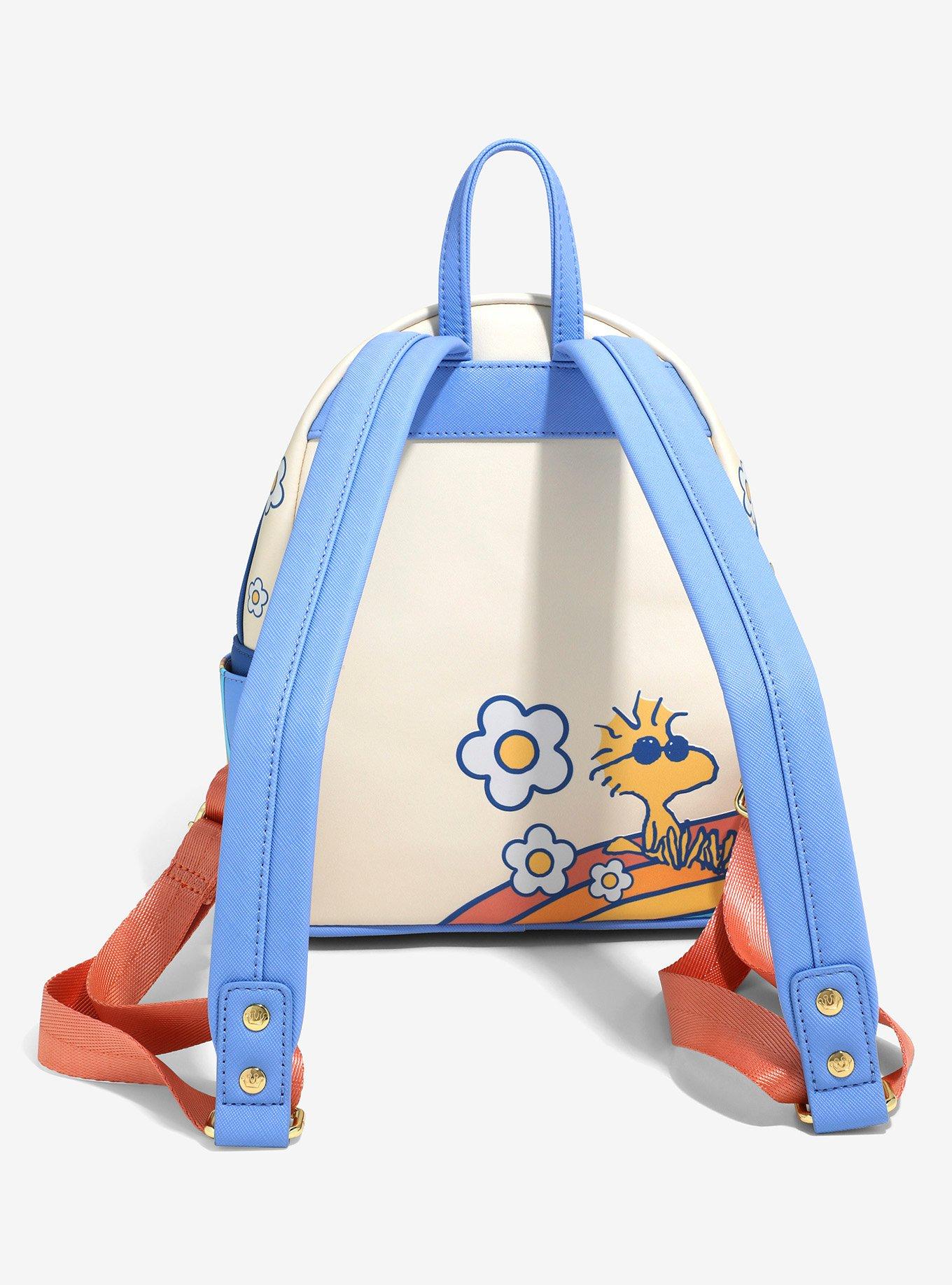 Peanuts Loungefly Peanuts Snoopy and Woodstock Feelin' Groovy Mini ...