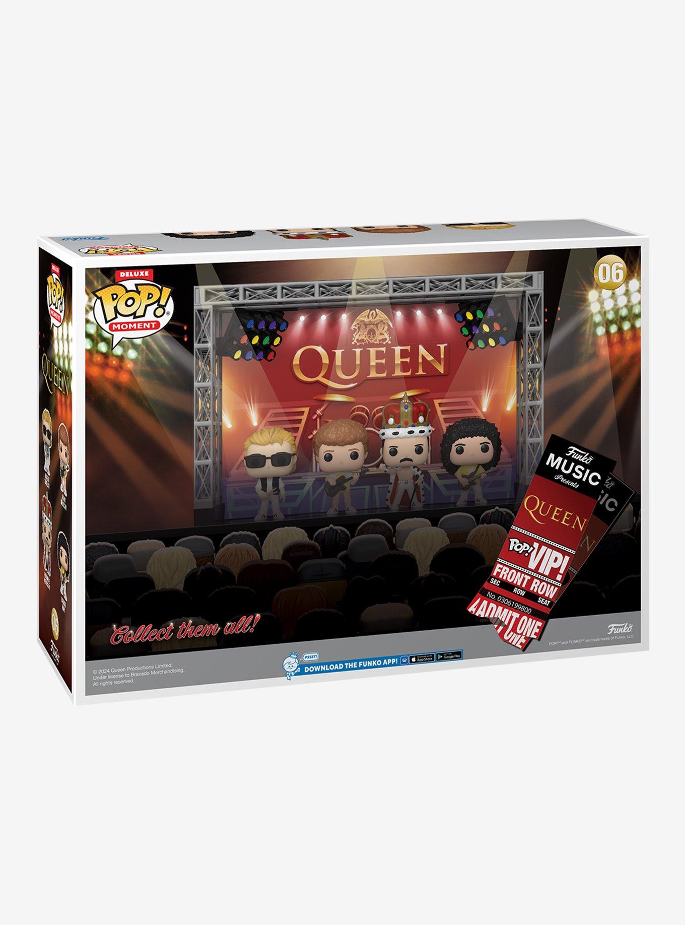 Boxlunch Funko Pop! Deluxe Moment Queen Wembley Stadium Vinyl Figure ...