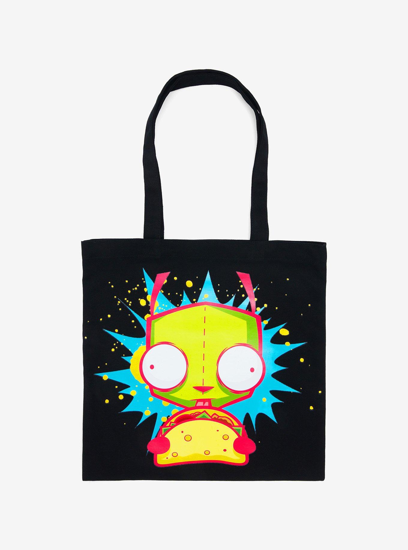 Hot Topic Invader Zim GIR Tacos Double-Sided Tote Bag | CoolSprings ...