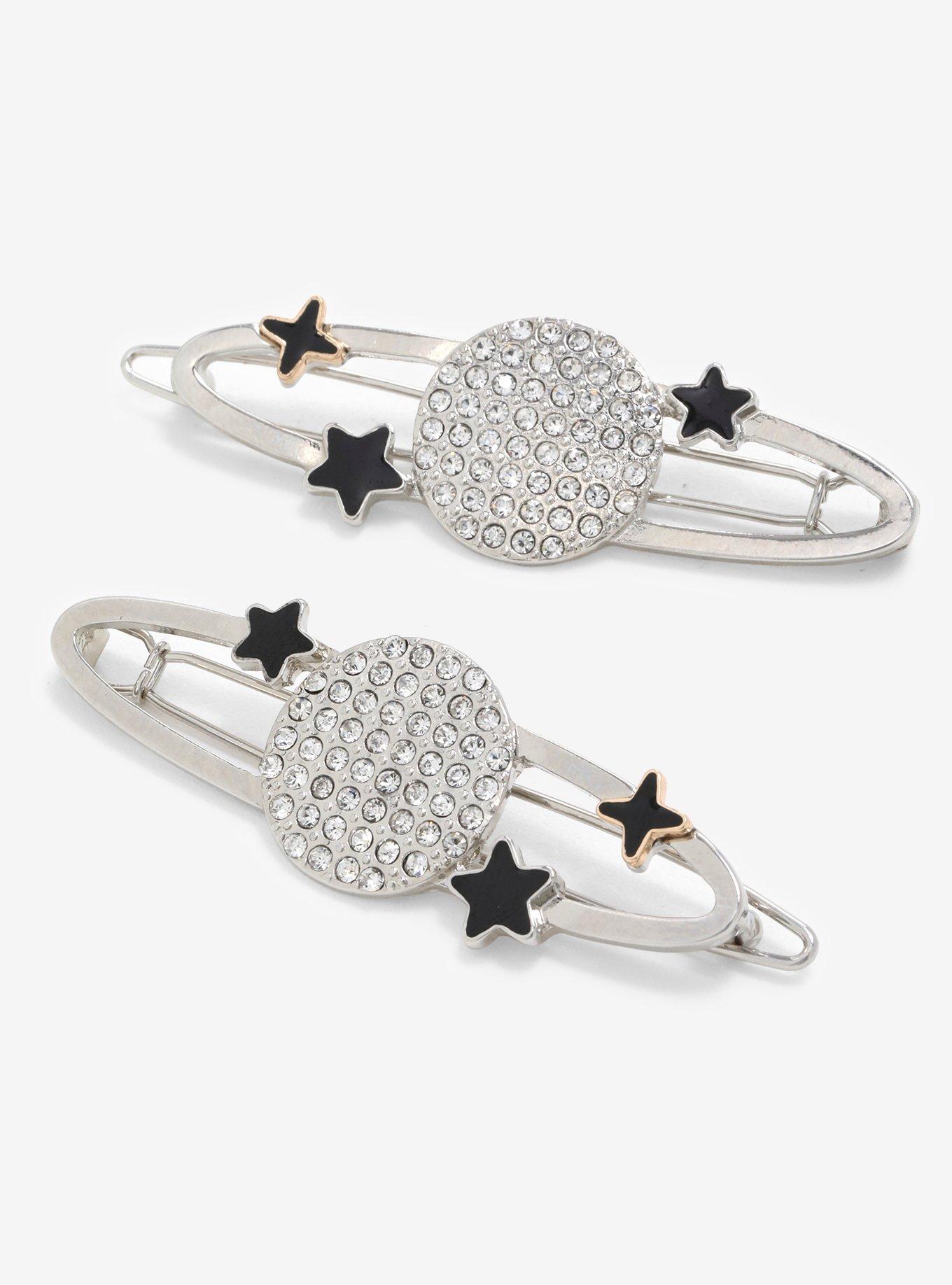 Cosmic Aura Bling Planet Hair Clip Set | Hot Topic