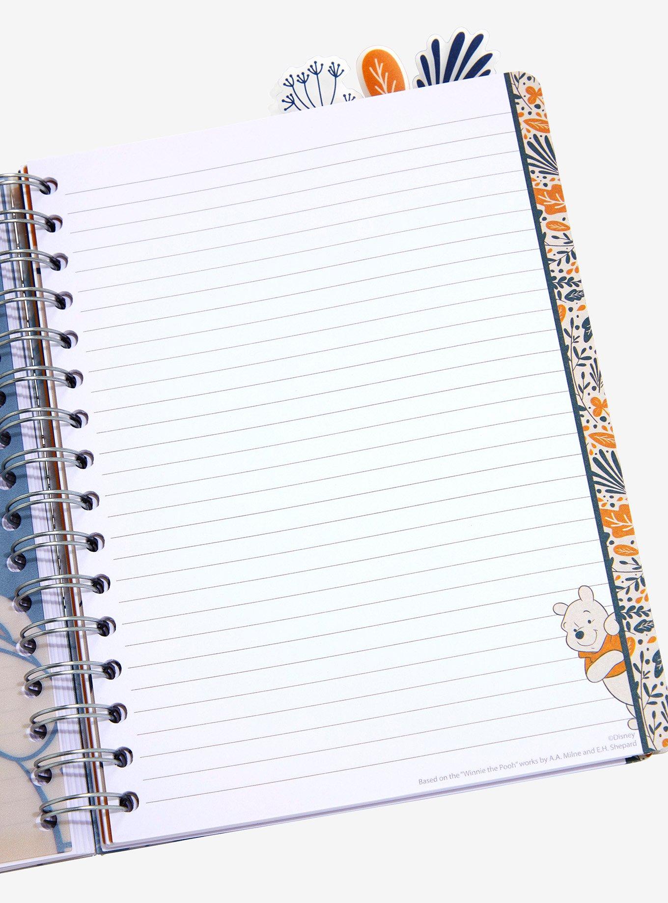 Disney Winnie The Pooh Floral Tab Journal | Hot Topic