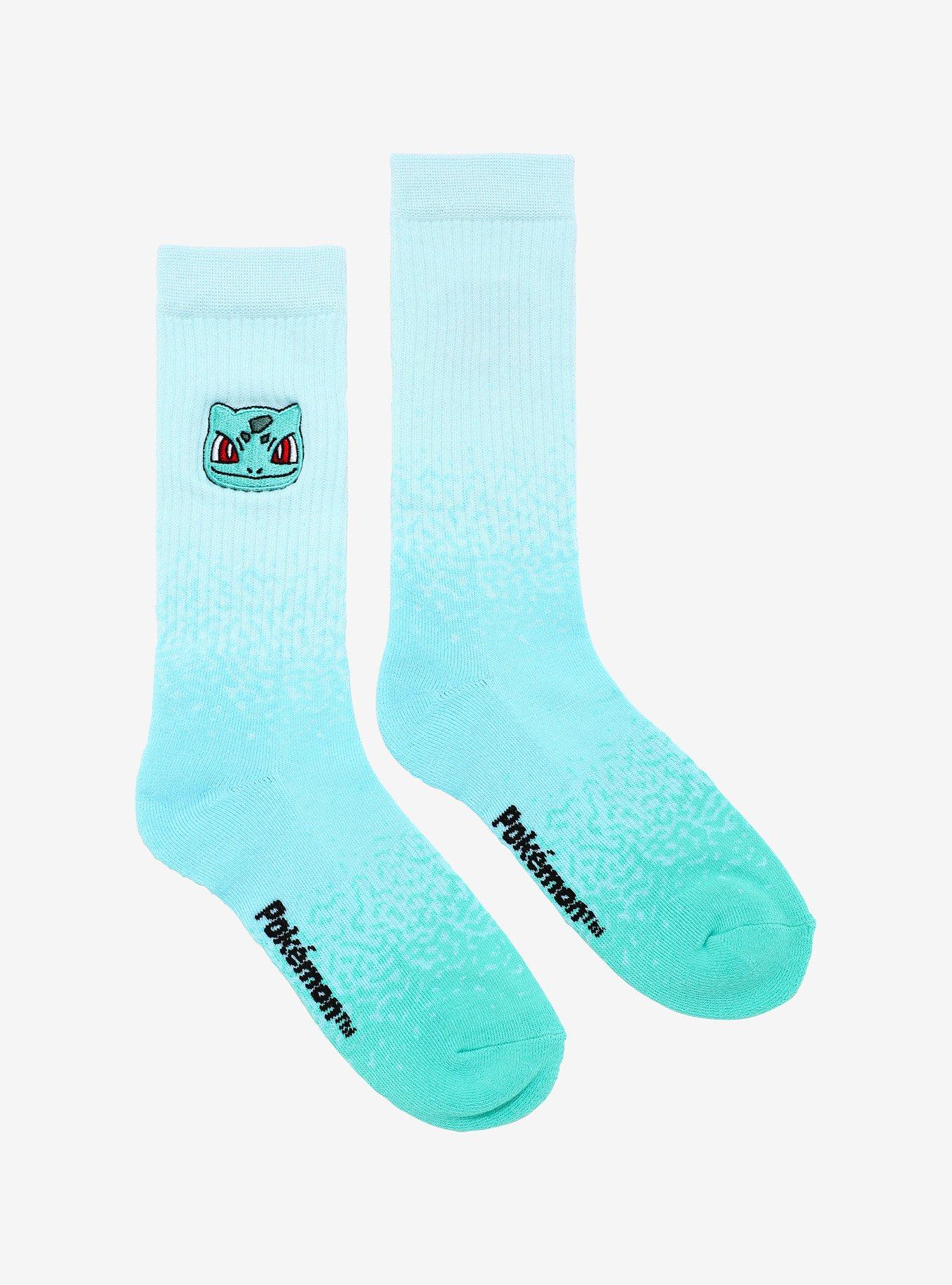 Pokemon Bulbasaur Ombre Crew Socks | Hot Topic