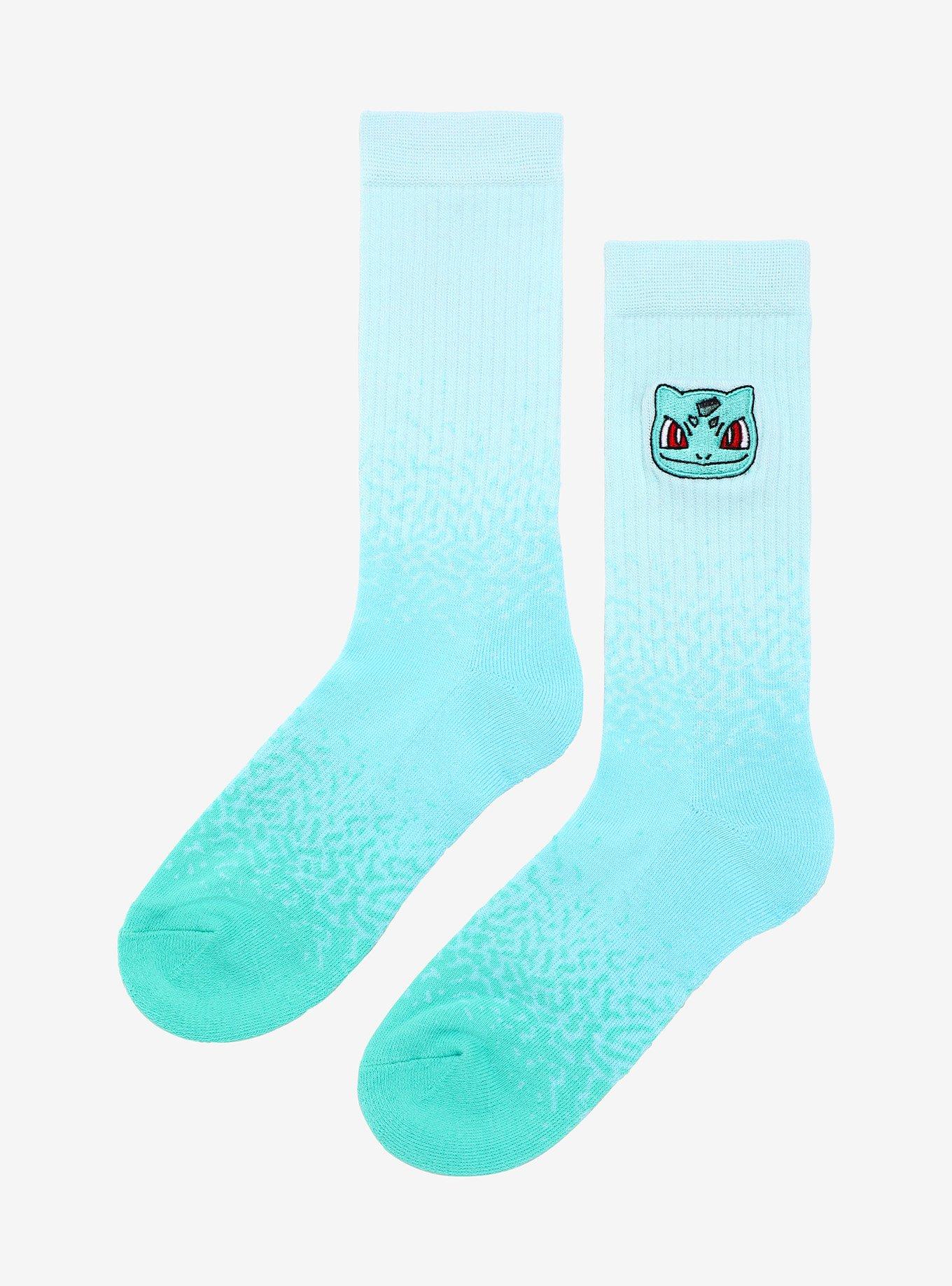 Pokemon Bulbasaur Ombre Crew Socks | Hot Topic