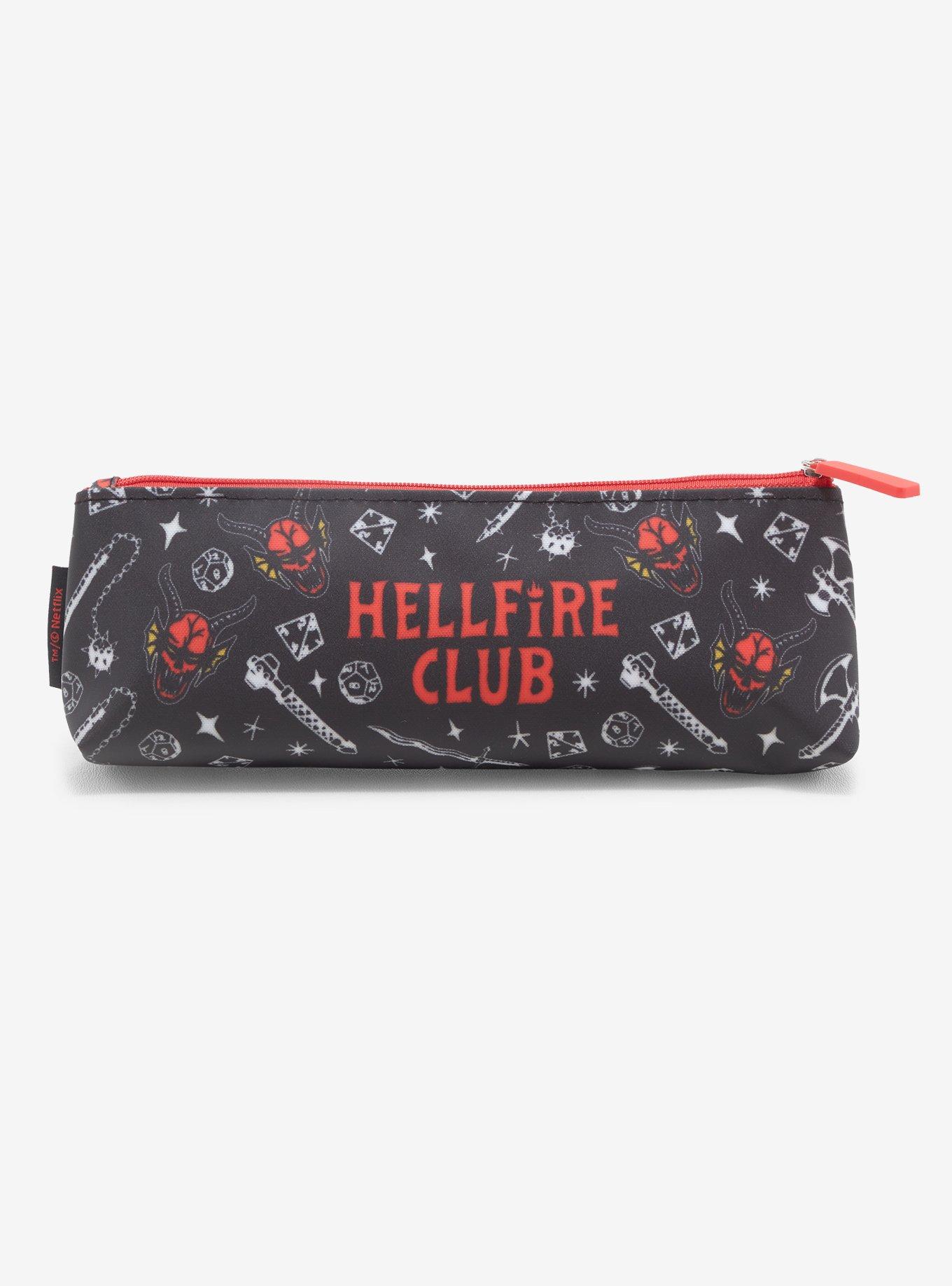 Stranger Things Hellfire Club Pencil Pouch | Hot Topic