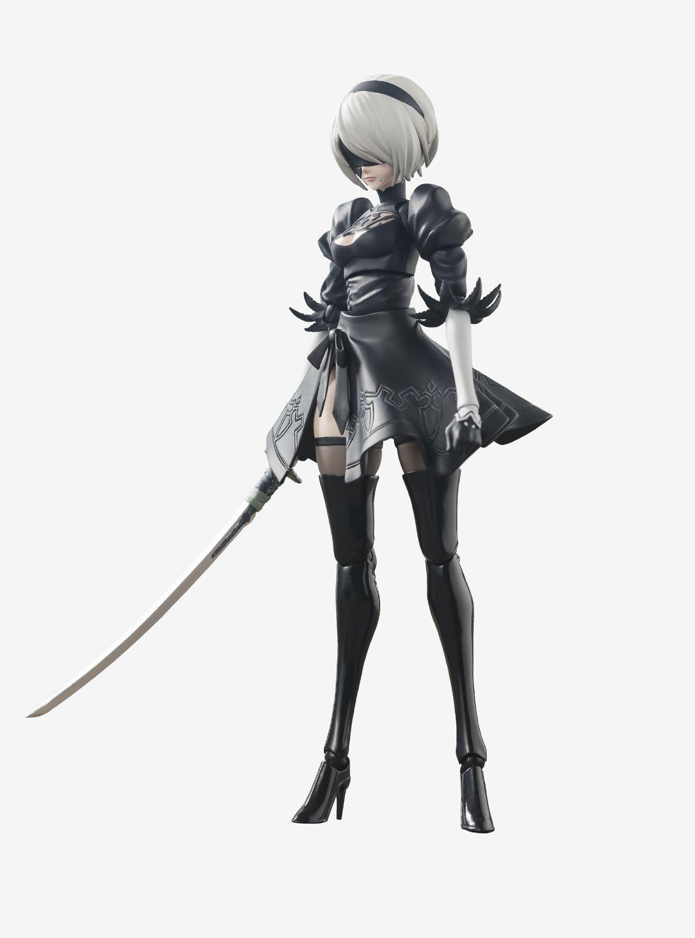 Bandai Spirits NieR: Automata Ver1.1a S.H.Figuarts 2B Figure | BoxLunch