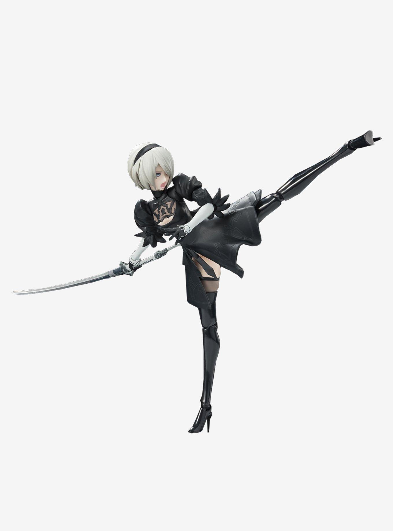 Bandai Spirits NieR: Automata Ver1.1a S.H.Figuarts 2B Figure | BoxLunch