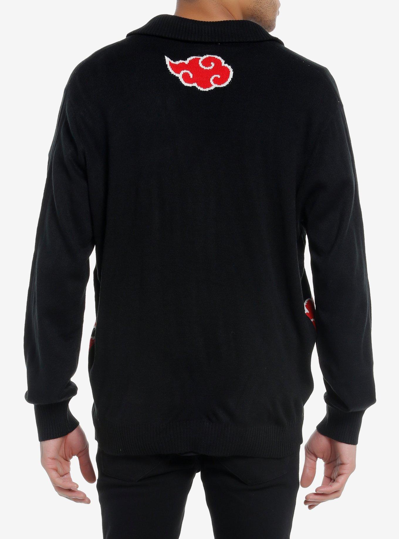 Naruto Shippuden Aktsuki Cowl Knit Cardigan | Hot Topic