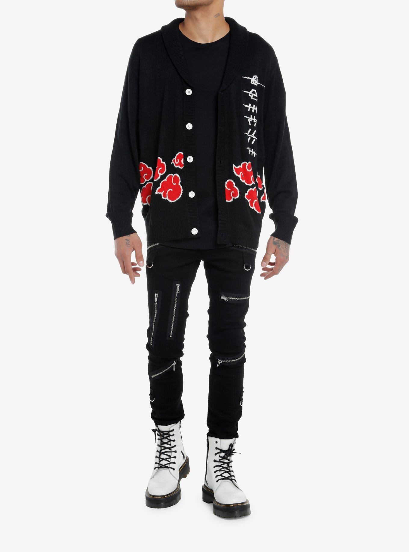 Naruto Shippuden Aktsuki Cowl Knit Cardigan | Hot Topic