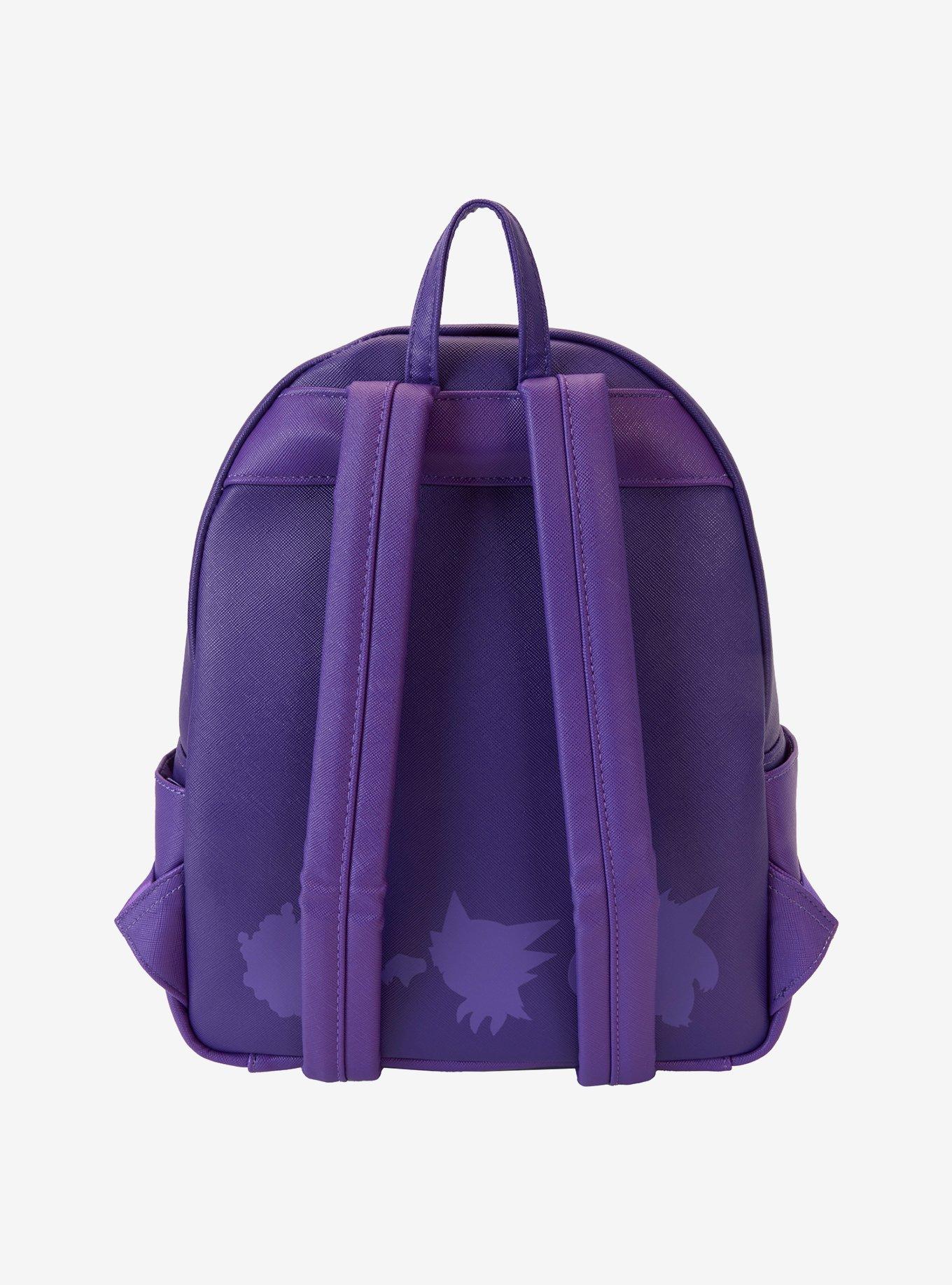 Boxlunch Loungefly Pokémon Gengar Evolution Triple Pocket Mini Backpack ...