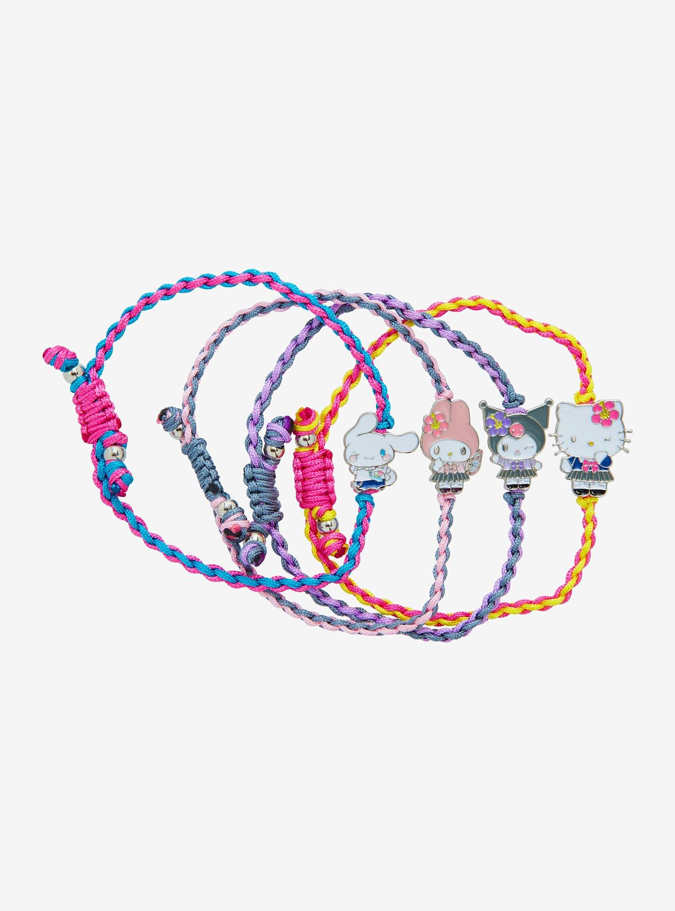 Hello Kitty And Friends Kogyaru Best Friend Cord Bracelet Set | Hot Topic