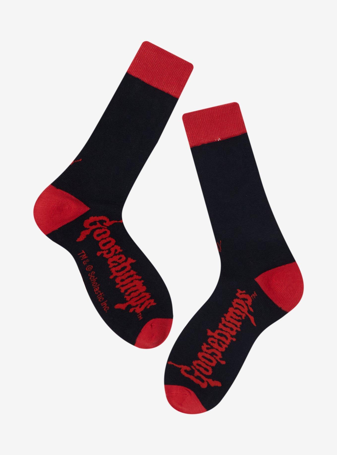 Goosebumps Living Dummy Crew Socks | Hot Topic