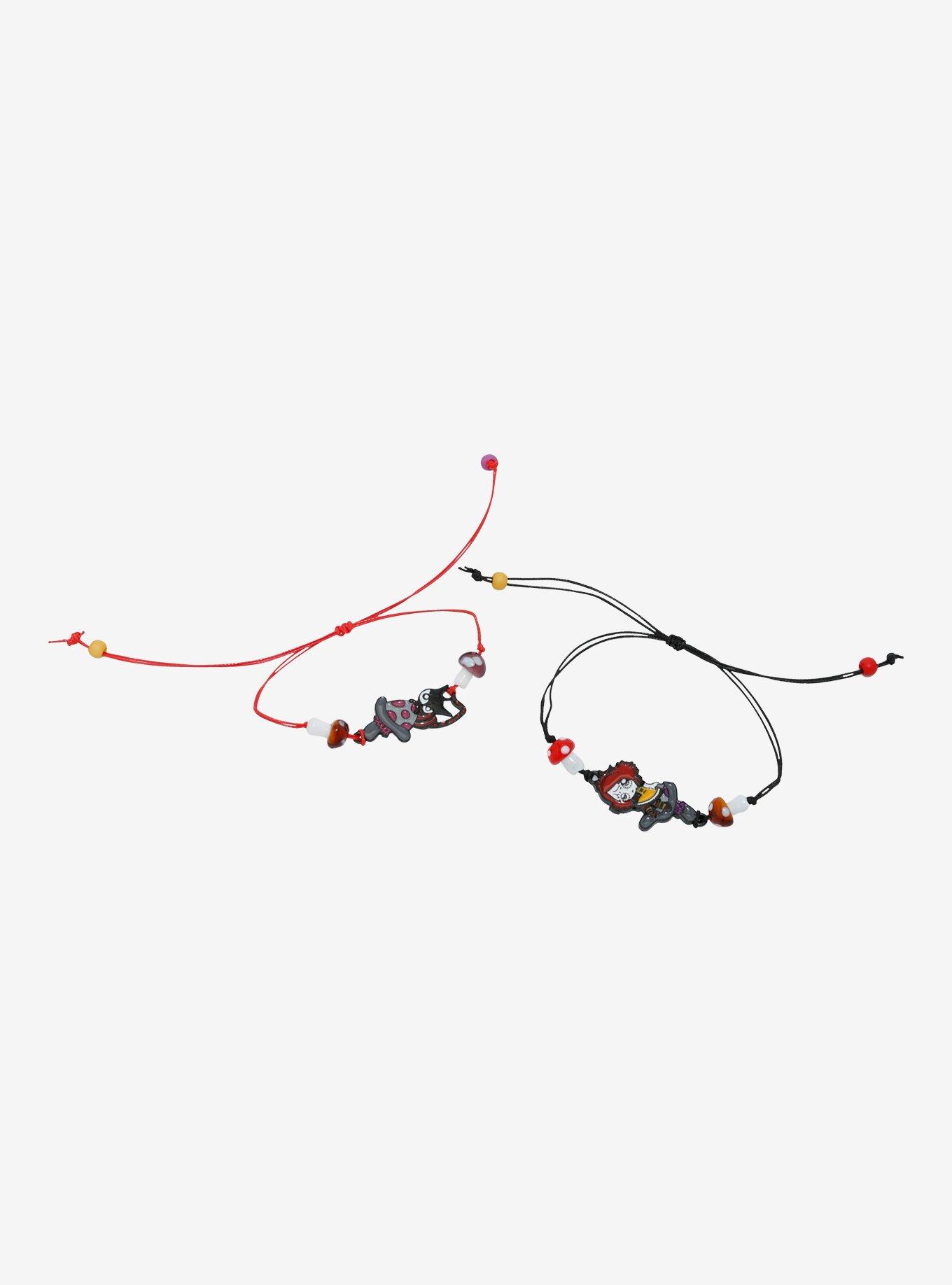 Ruby Gloom Mushroom Best Friend Cord Bracelet Set | Hot Topic