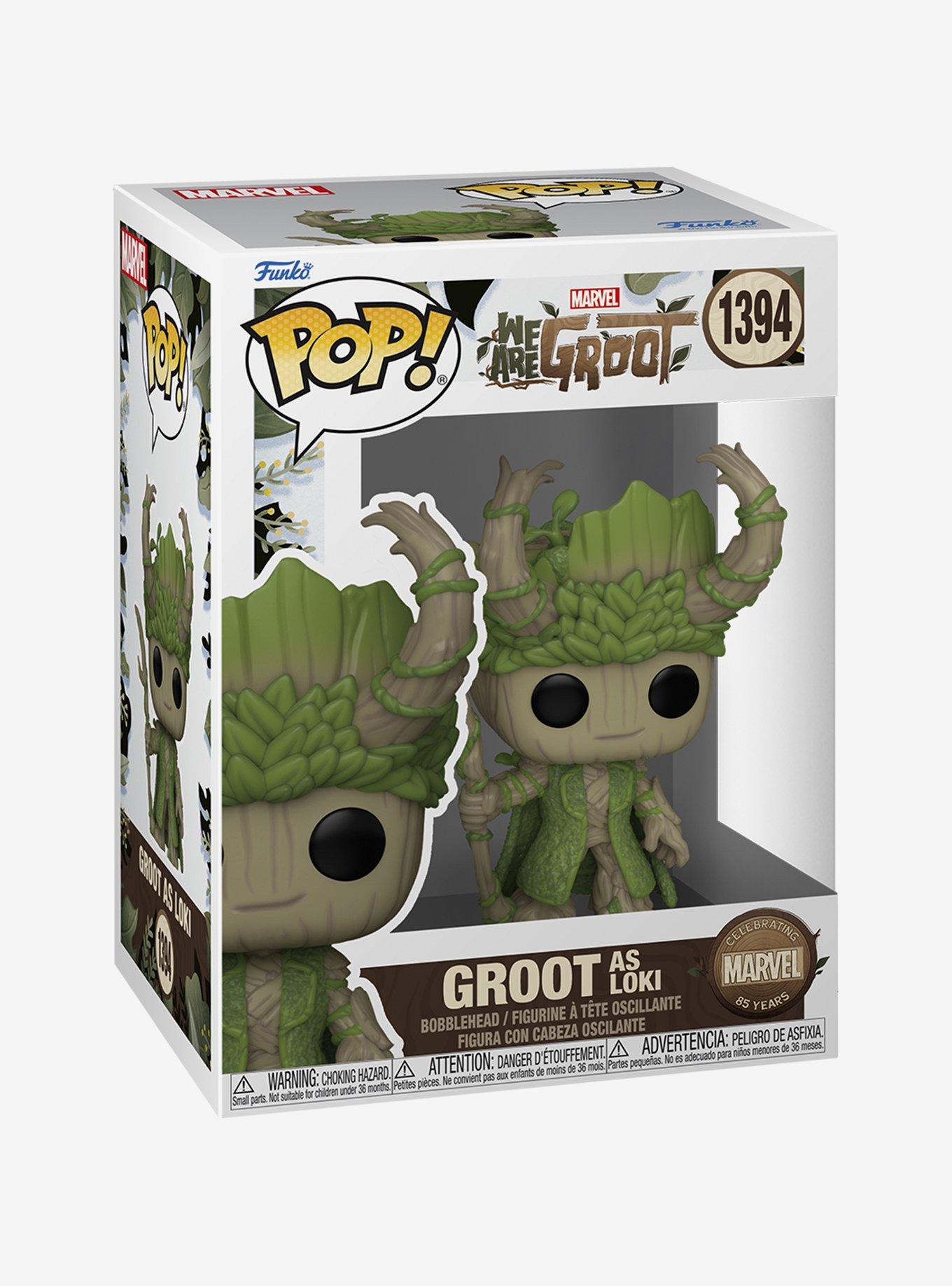 Funko Pop! Marvel 85th Anniversary We Are Groot Groot as Loki Vinyl ...