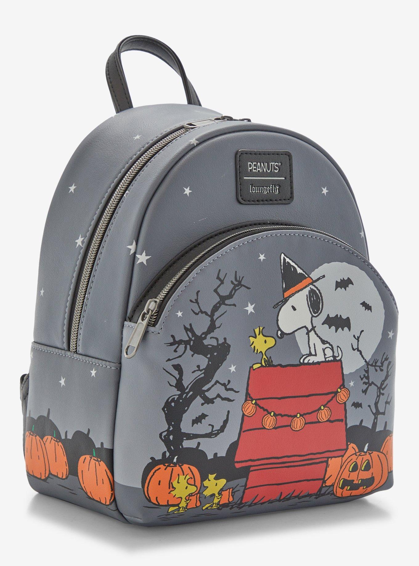 LNGEFLY Loungefly Peanuts Snoopy & Woodstock Halloween Mini Backpack ...