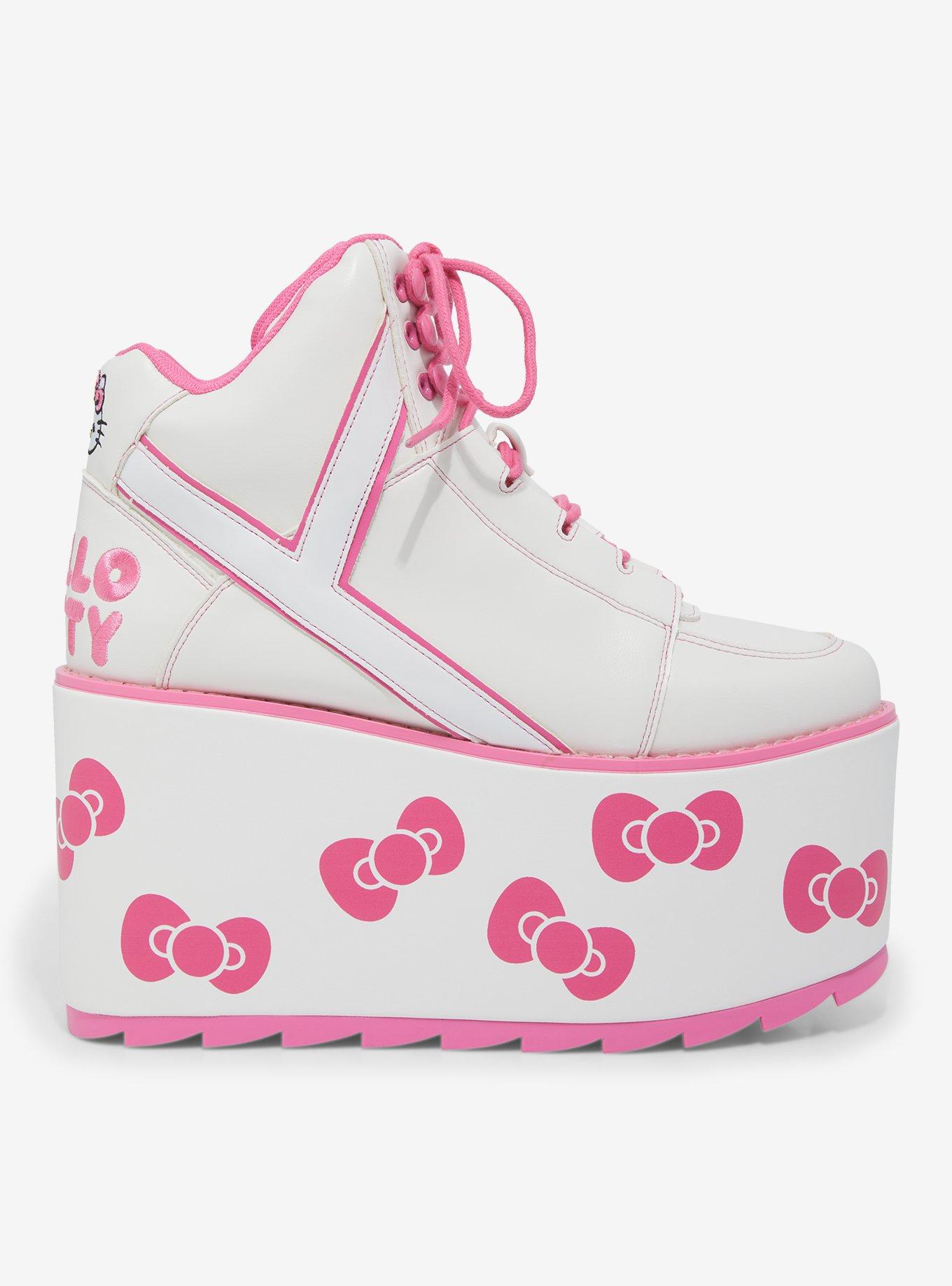 Hot Topic Hello Kitty X YRU Bow Platform Sneakers | Mall of America®