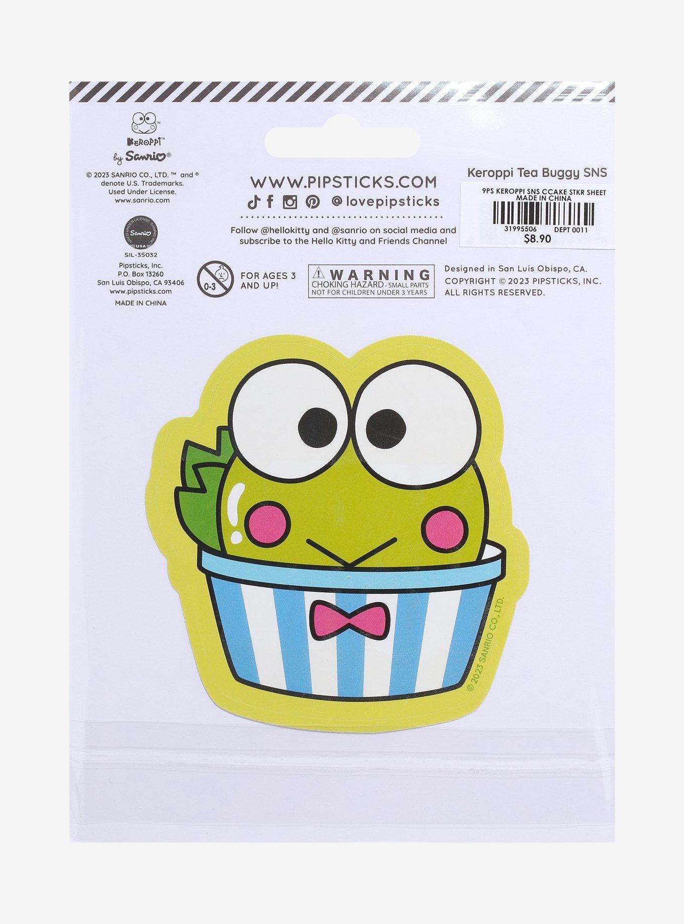 Pipsticks Hello Kitty And Friends Scratch N' Sniff Keroppi Food Sticker ...