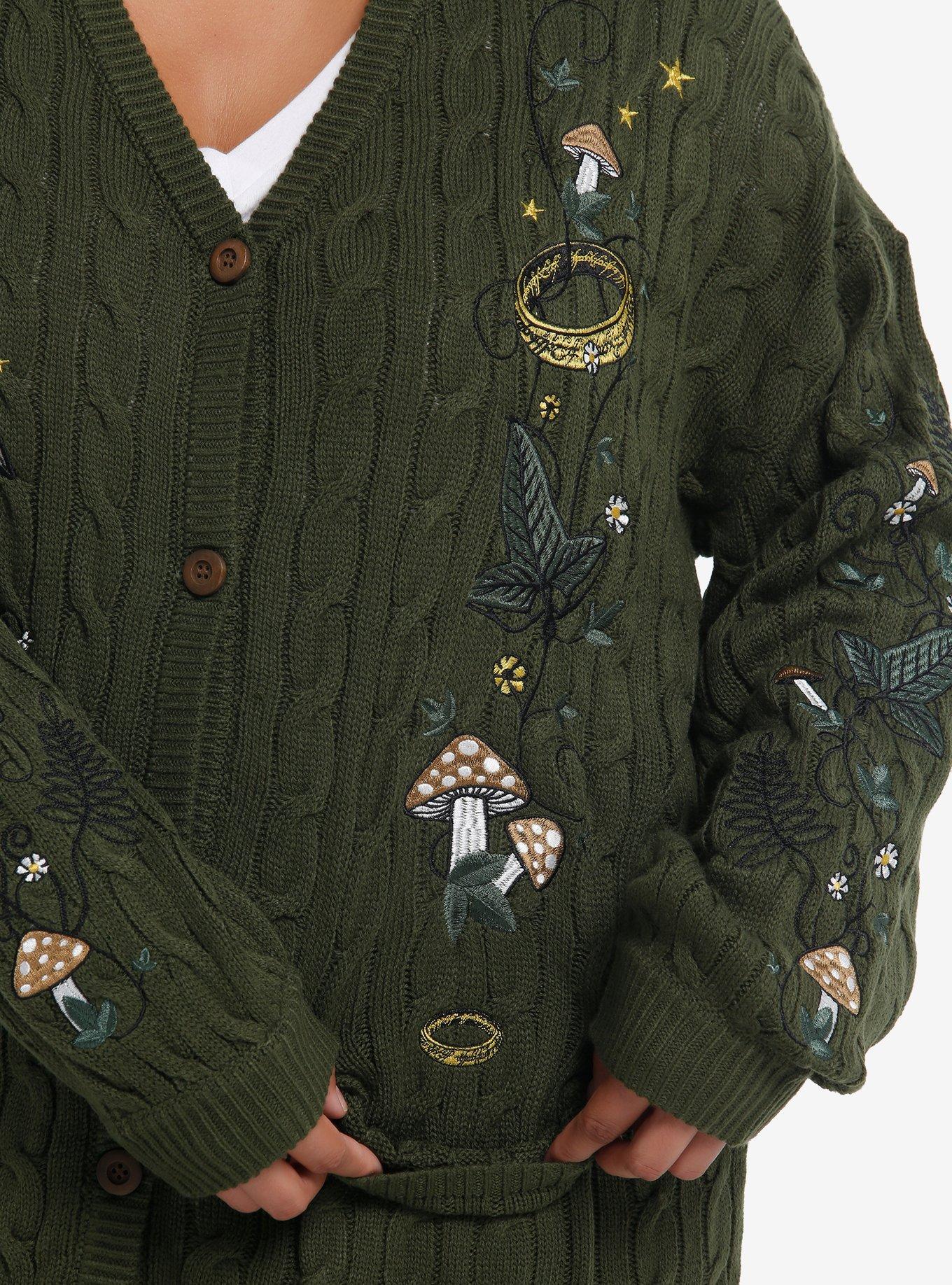 The Lord Of The Rings Icons Girls Knit Cardigan Plus Size | Hot Topic