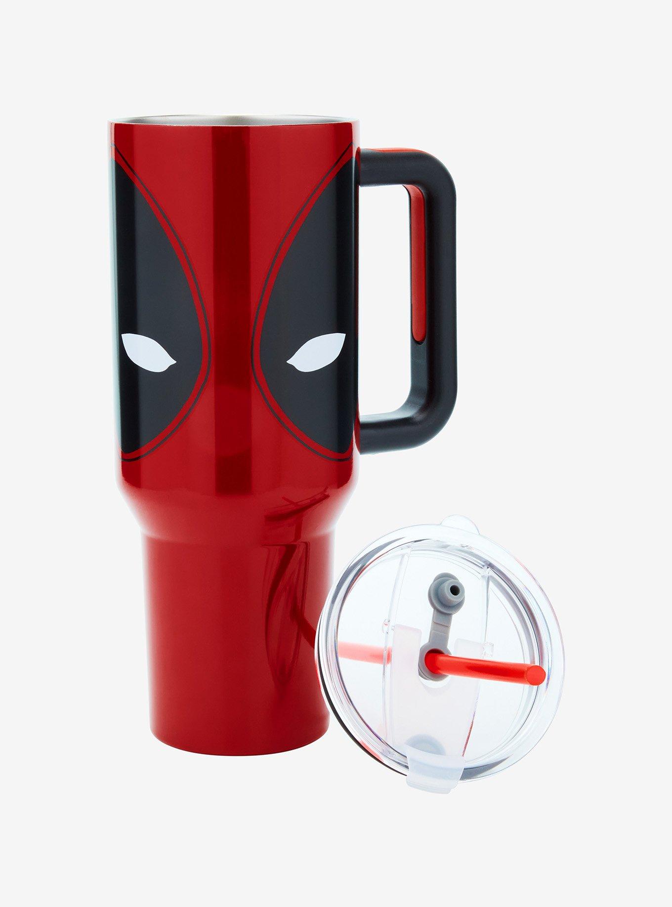 Marvel Deadpool Stainless Steel Travel Cup | Hot Topic