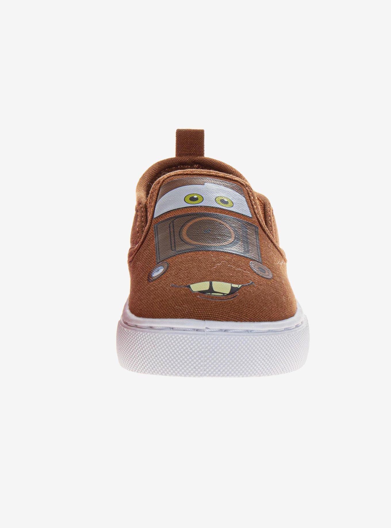 Disney Pixar Cars Lightning McQueen Mater Canvas Slip-On Toddler ...