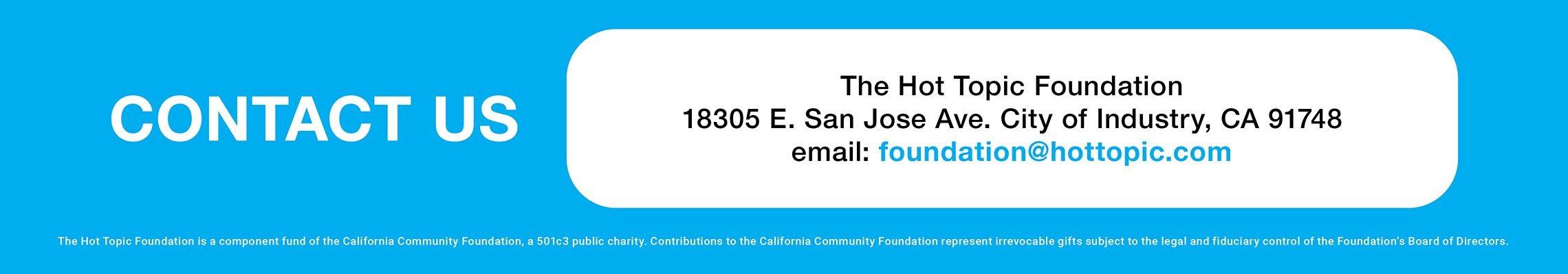 Hot Topic Foundation | Hot Topic