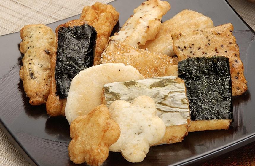 how do you make japanese rice crackers