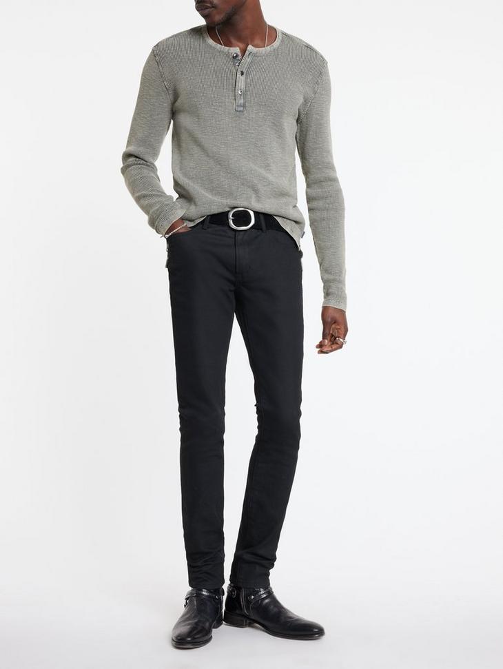 MEMPHIS WAFFLE HENLEY | John Varvatos MEMPHIS WAFFLE HENLEY | John Varvatos