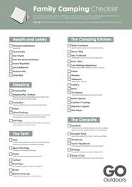 Camping Packing List Camping Checklist Hot Sex Picture
