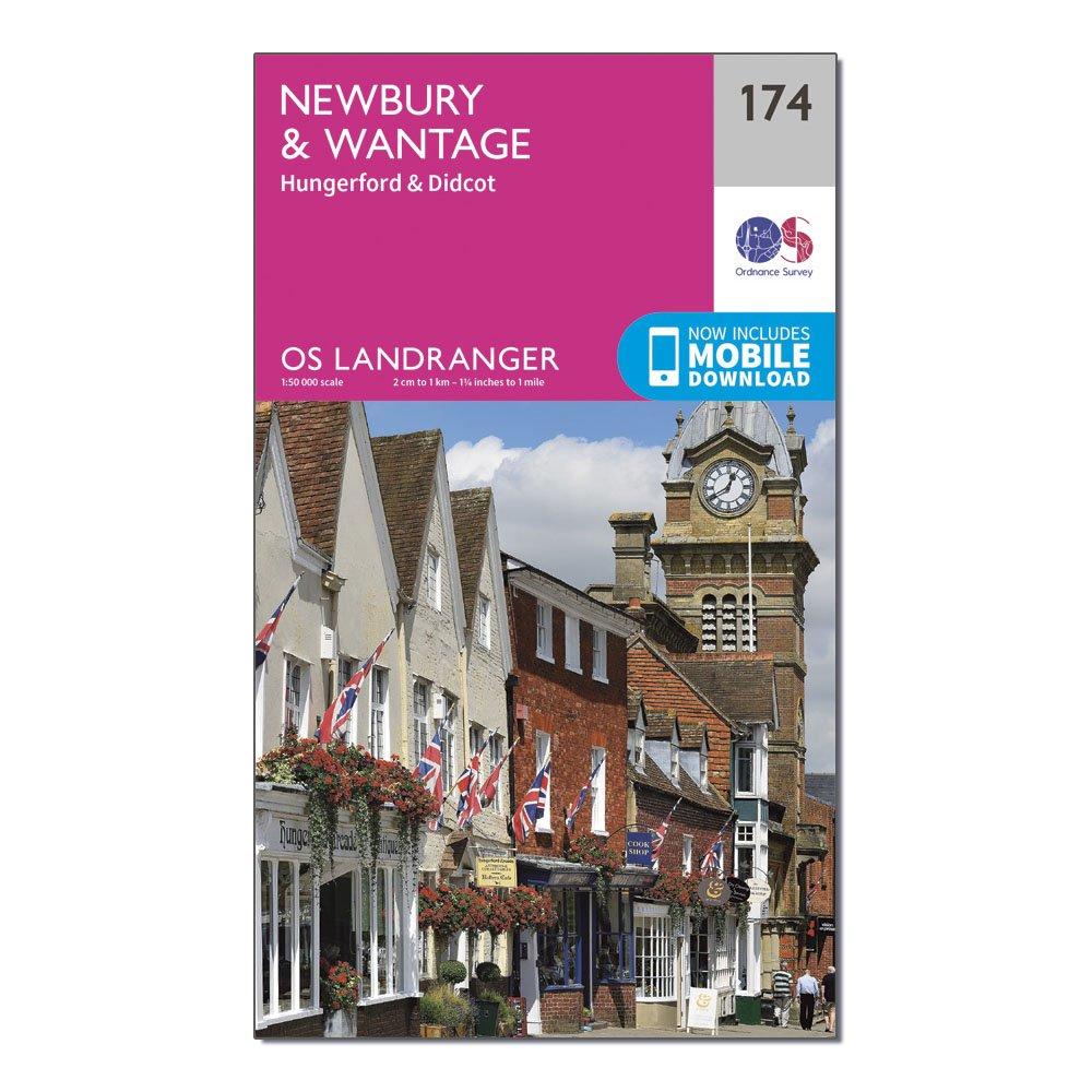 Landranger 174 Newbury & Wantage, Hungerford & Didcot Map With Digital ...