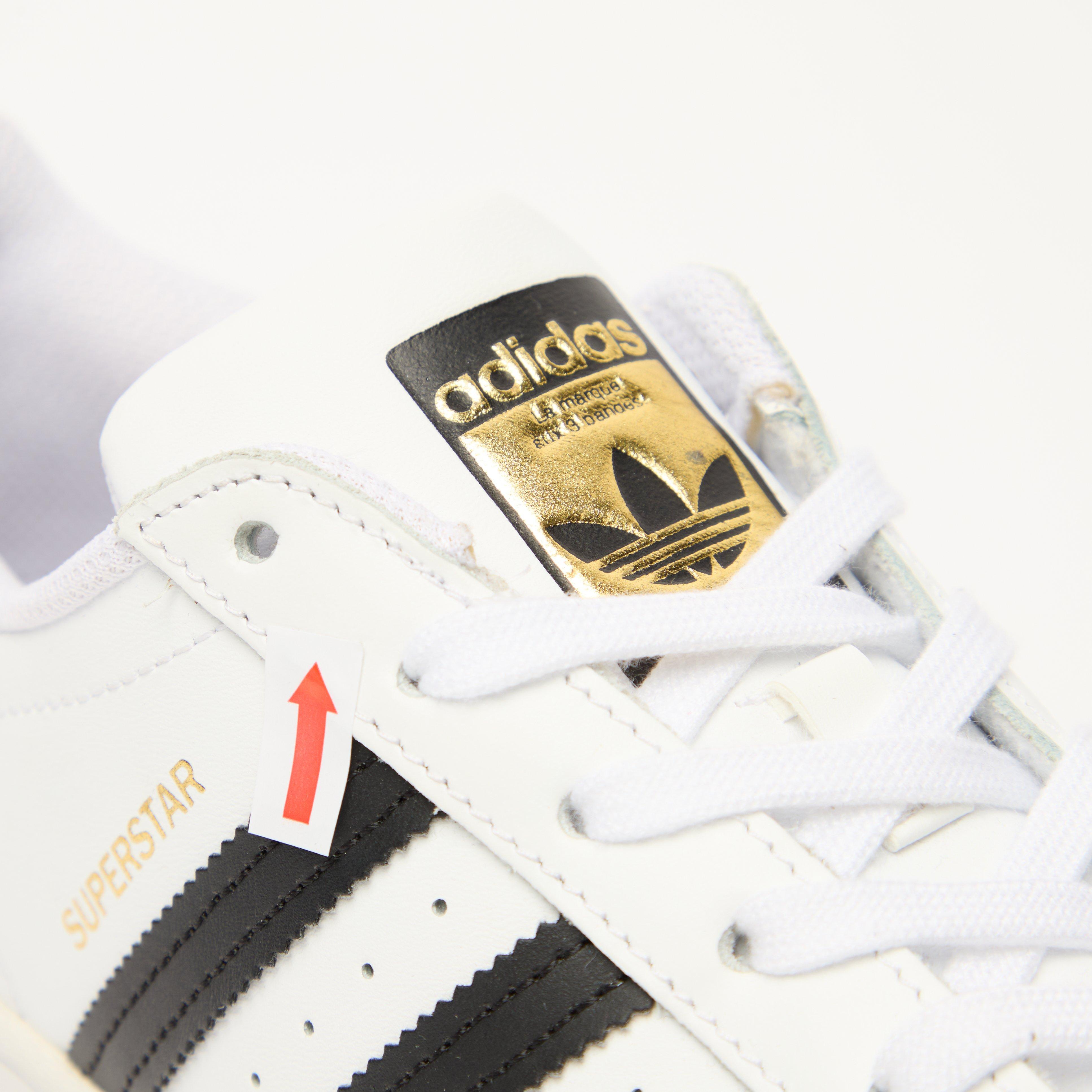 Size UK 5 (GS) - adidas Superstar Low White Black - FU7712 for sale ...