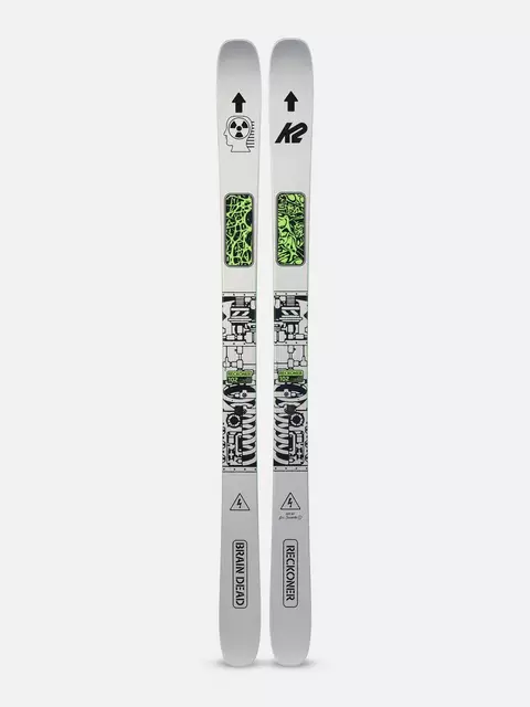 K2 X Brain Dead Reckoner 102 Skis 2025 | K2 Skis and K2 K2 X Brain Dead Reckoner 102 Skis 2025 | K2 Skis and K2