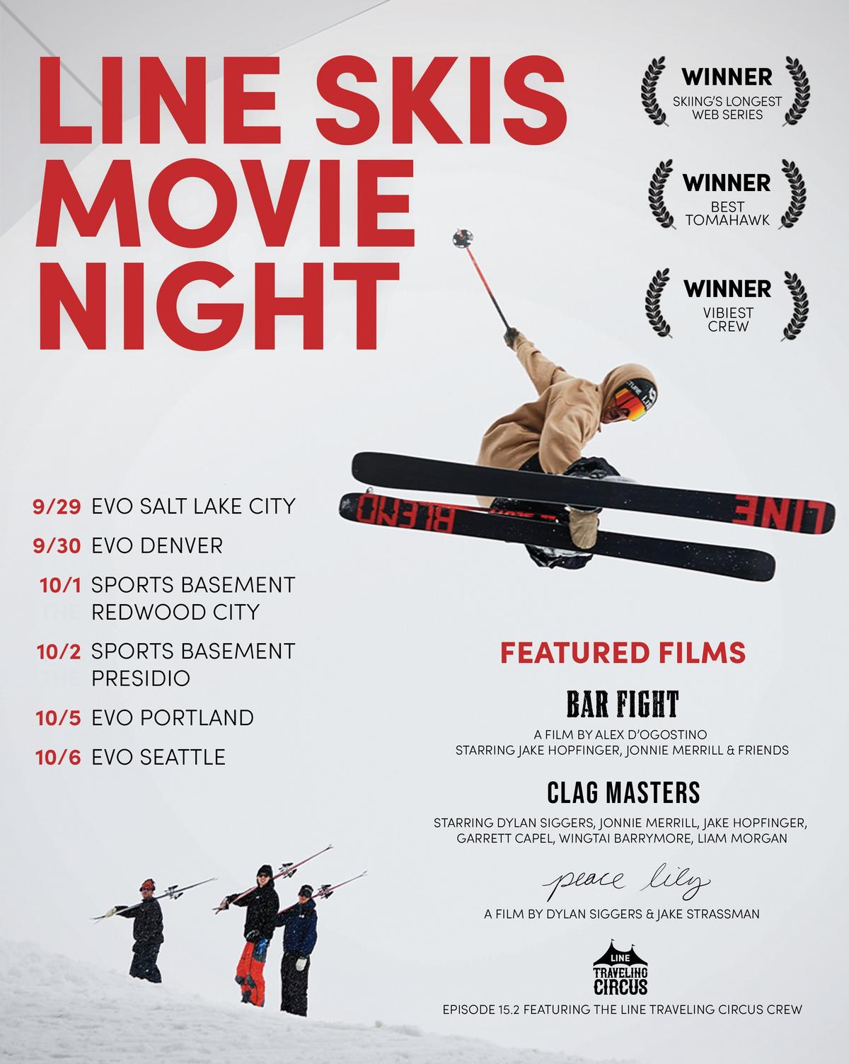 LINE Skis Movie Nights | LINE Skis Events