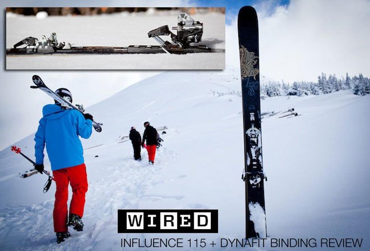 Wired Magazine Tests Influence 115 with Tech Bindings