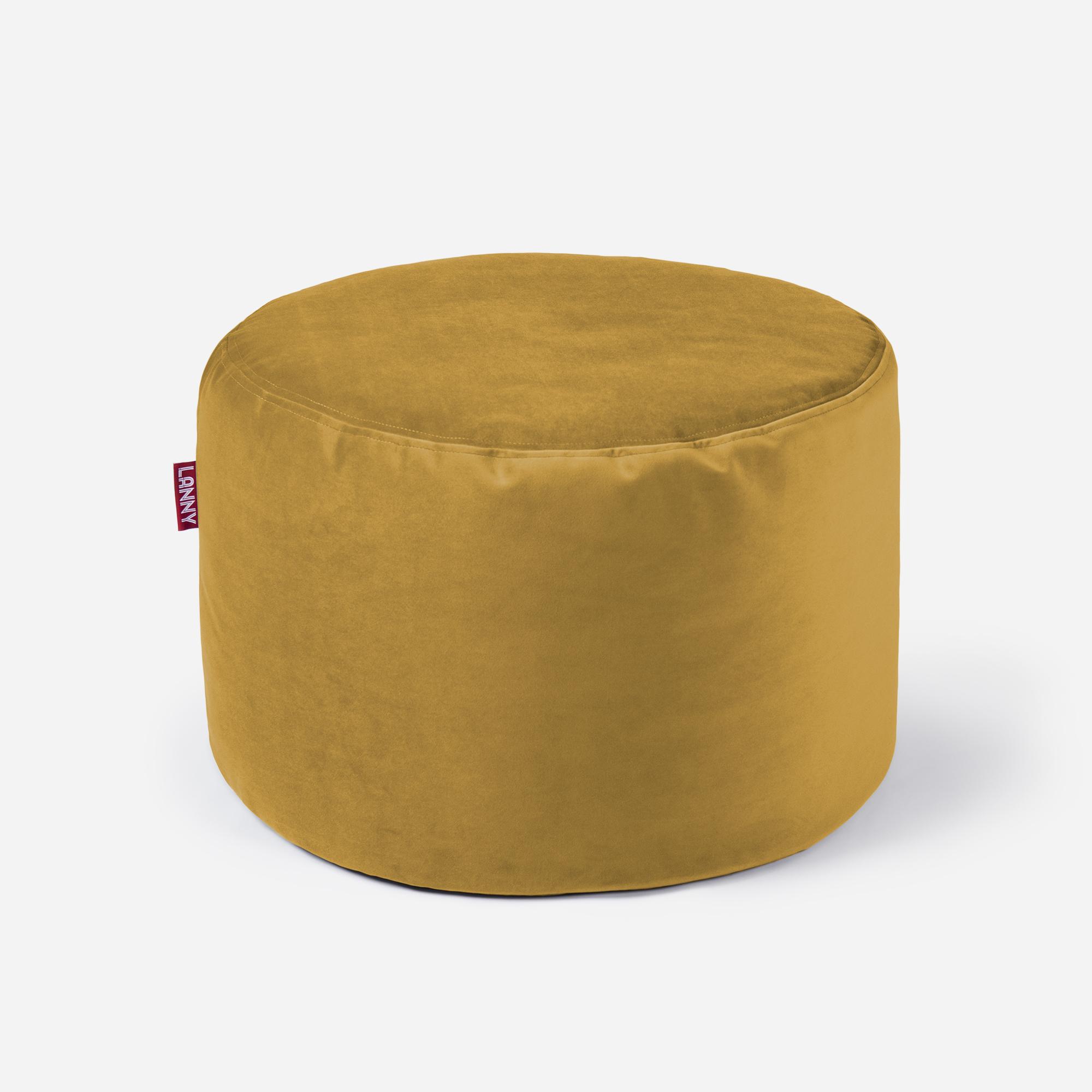 Shop Lanny Velvet Pouf - Medium | Home Centre UAE