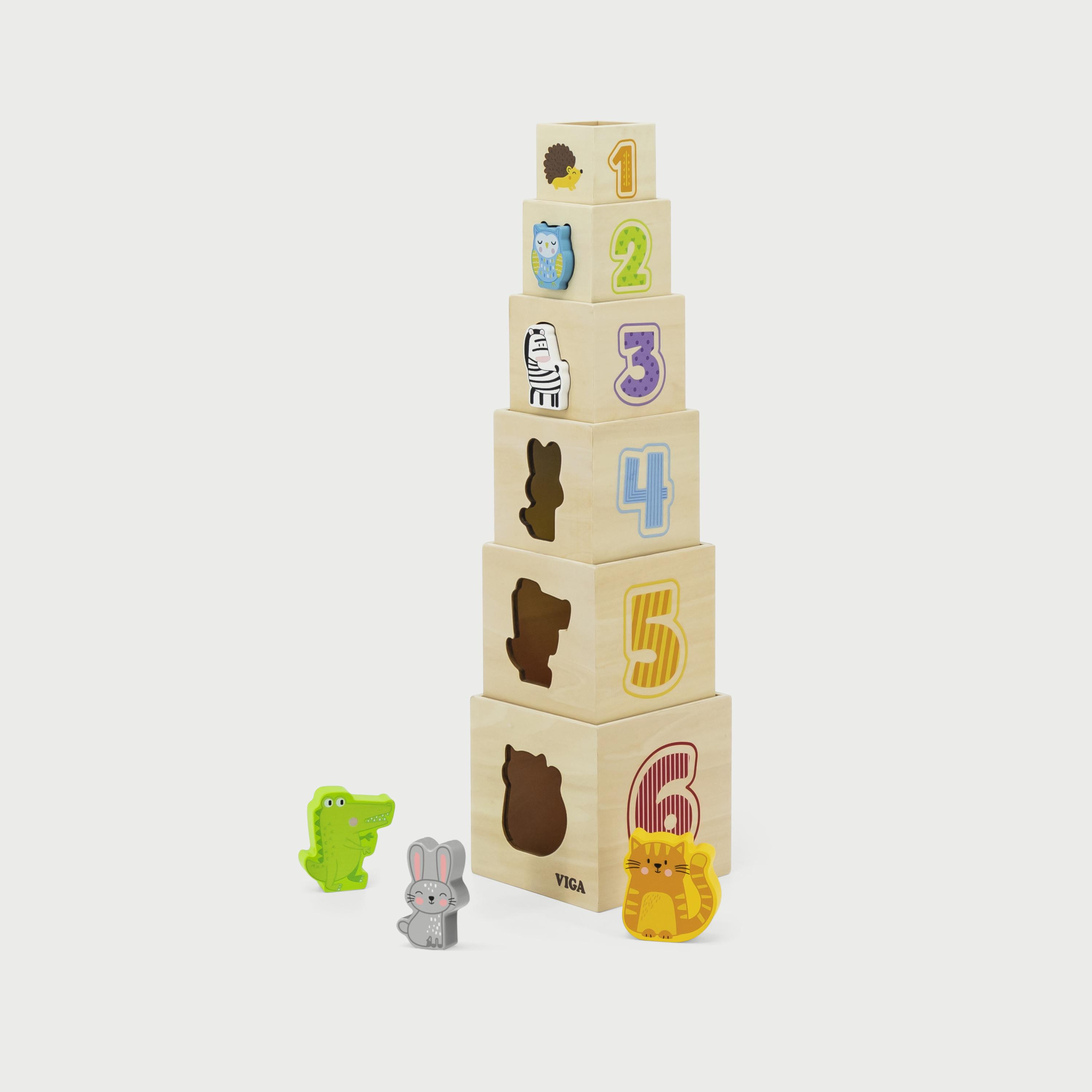 Buy Viga Nesting & Stacking Blocks Online | Centrepoint UAE