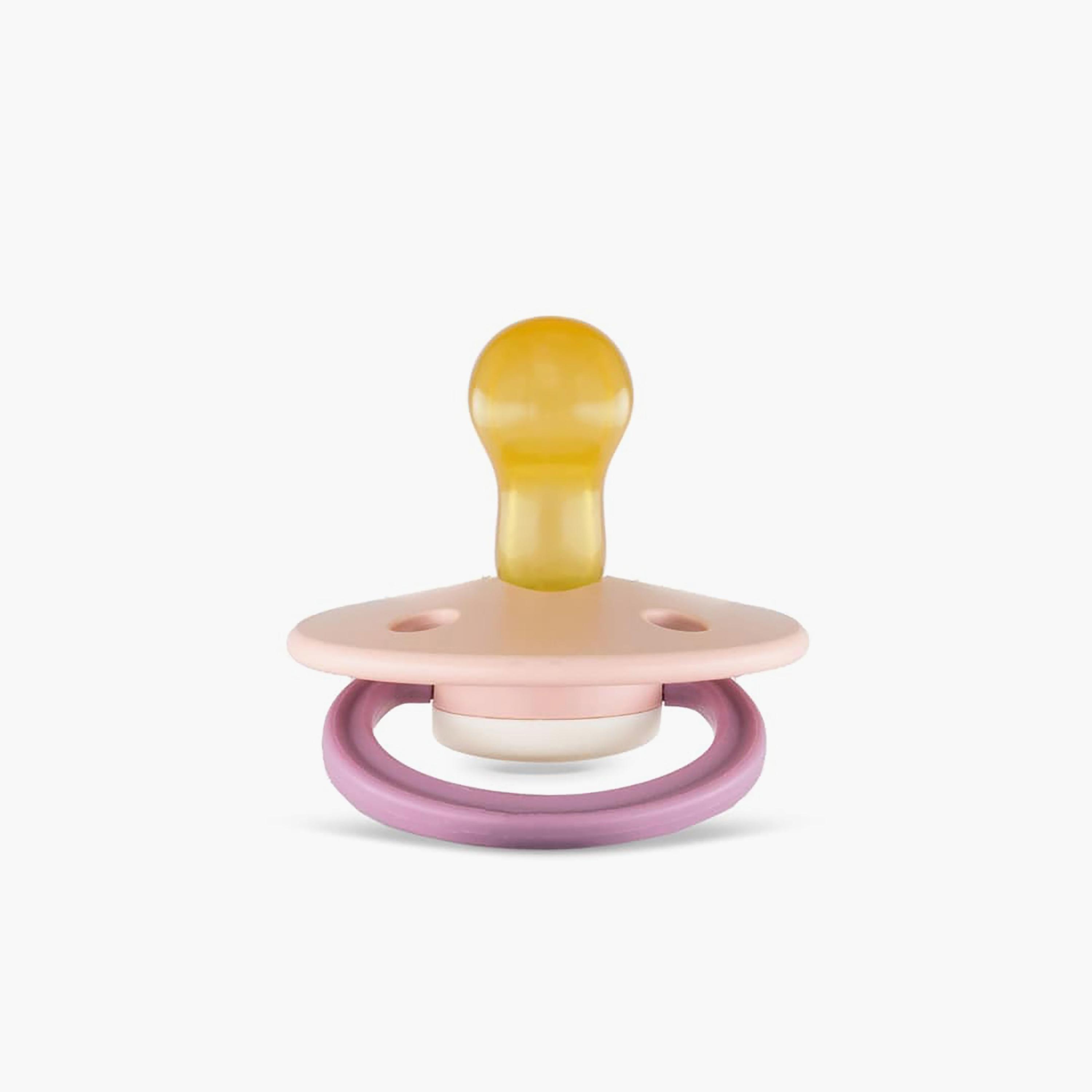 Buy Rebael Fashion Natural Rubber Round Pacifier, Size 1, 0-6M Online ...