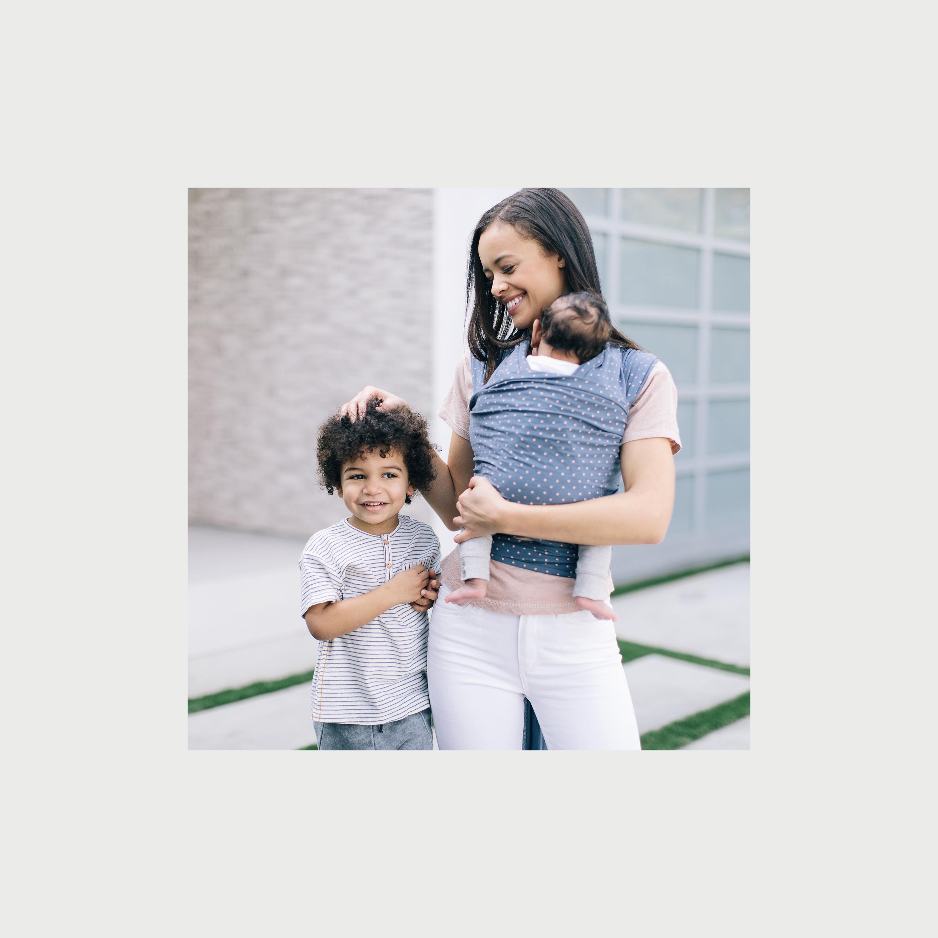 Shop Ergobaby Aura Wrap Coral Dots Online Babyshop UAE