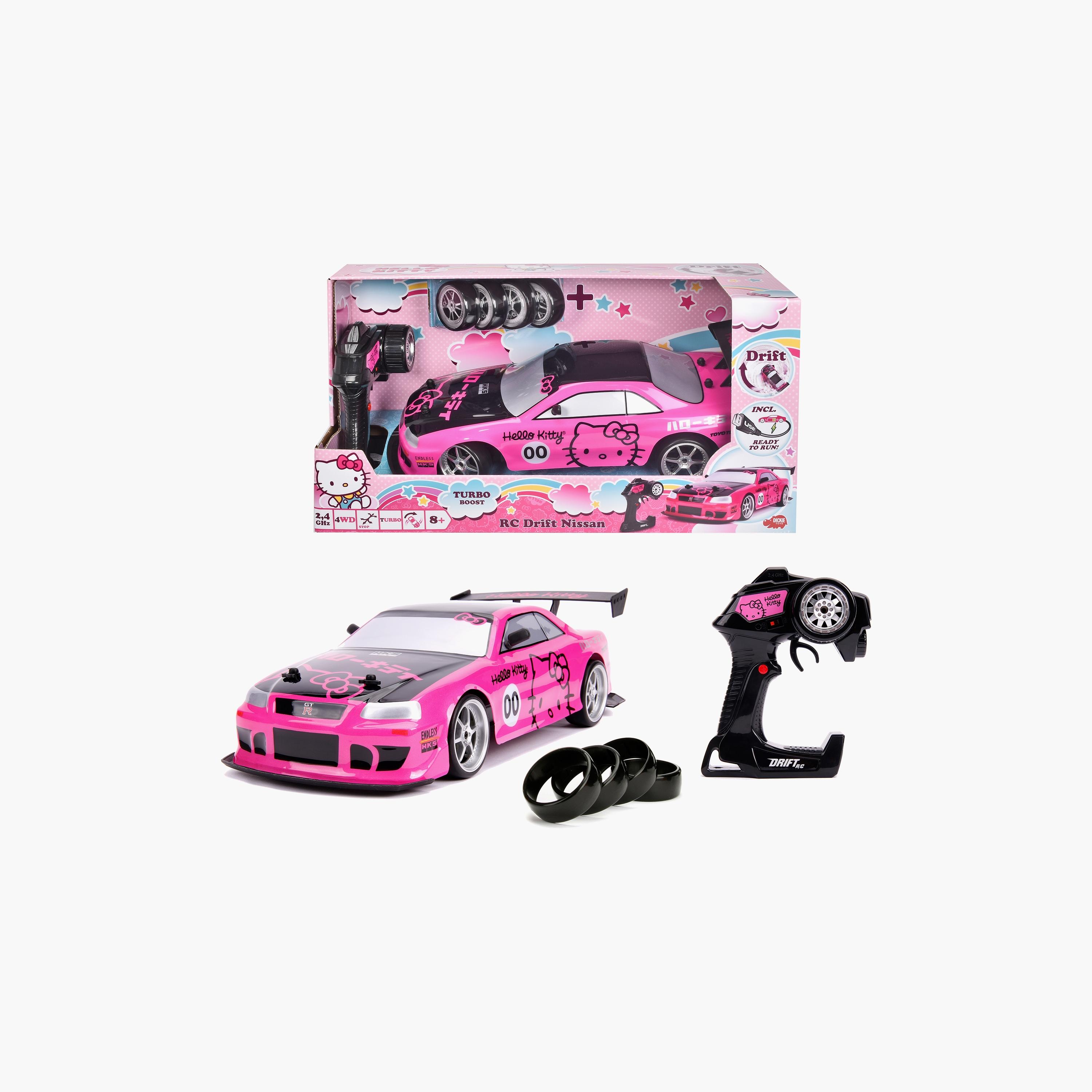 Buy Jada Hello Kitty Drift Nissan Skyline GTR Car Online | Babyshop UAE
