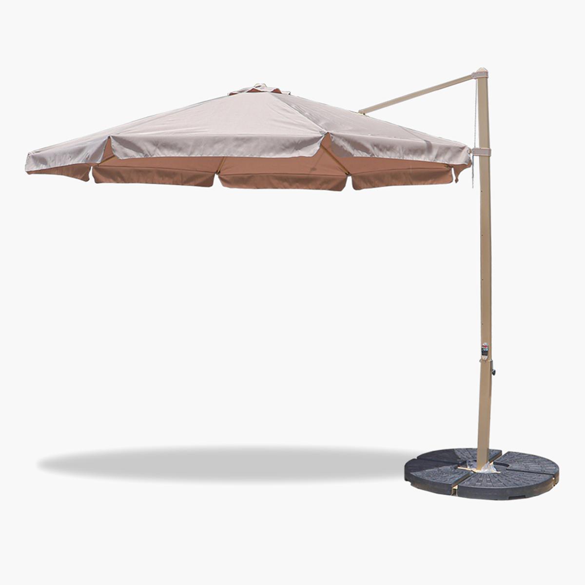 Shop Large Cantilever Umbrella with Parasol Base | Home Centre UAE