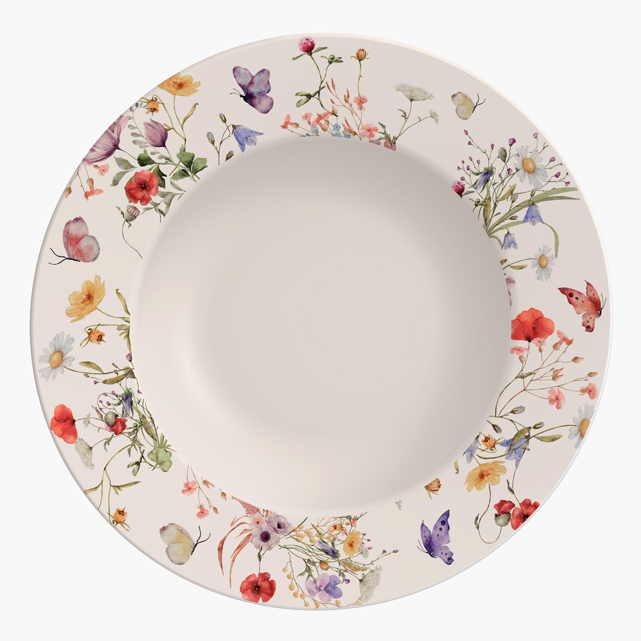 Shop Tramontina Ana Clara Porcelain Dinner Plate - 27 cm | Home Centre UAE