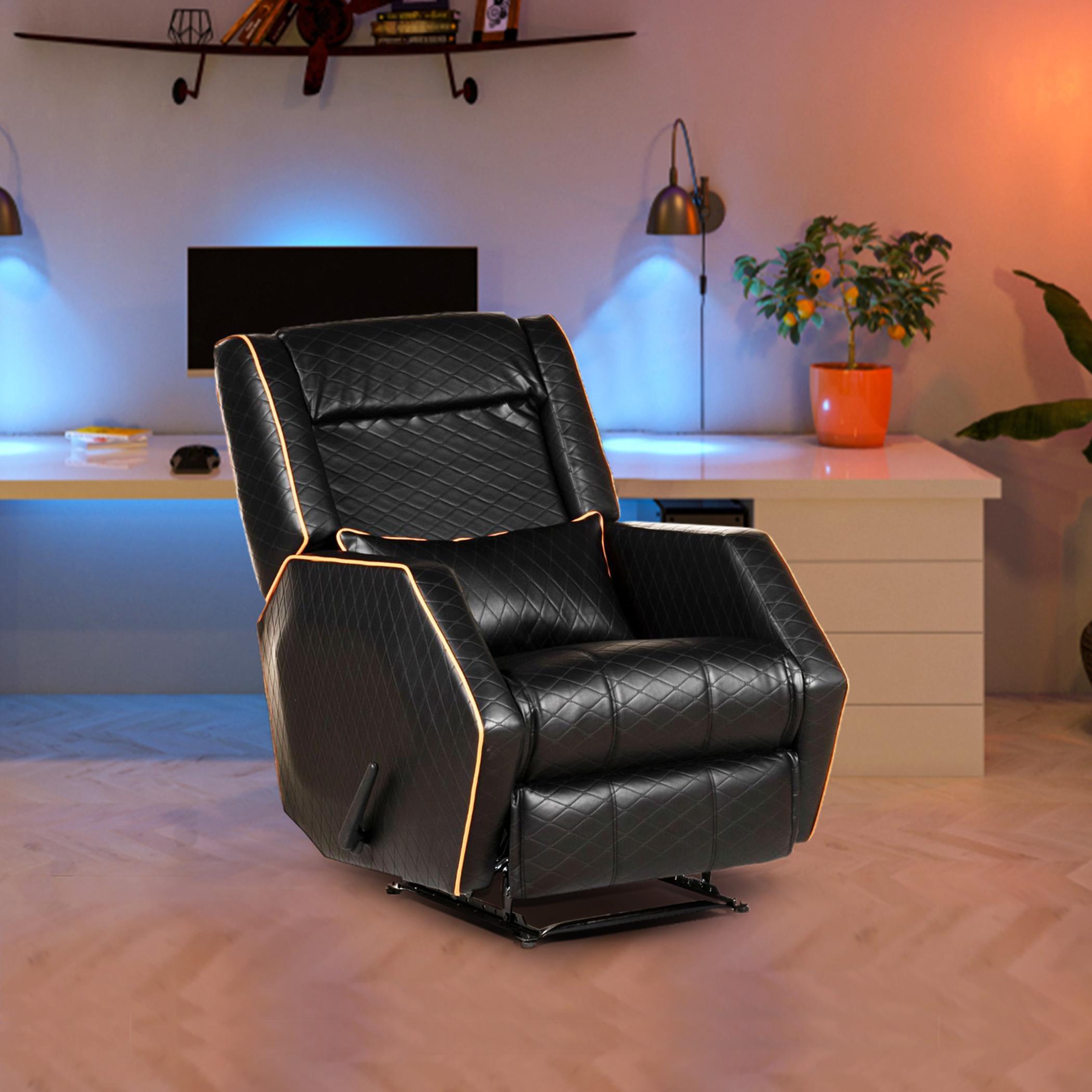 Shop In House Leather Rocking and Rotating Gaming Chair | Home Centre KSA