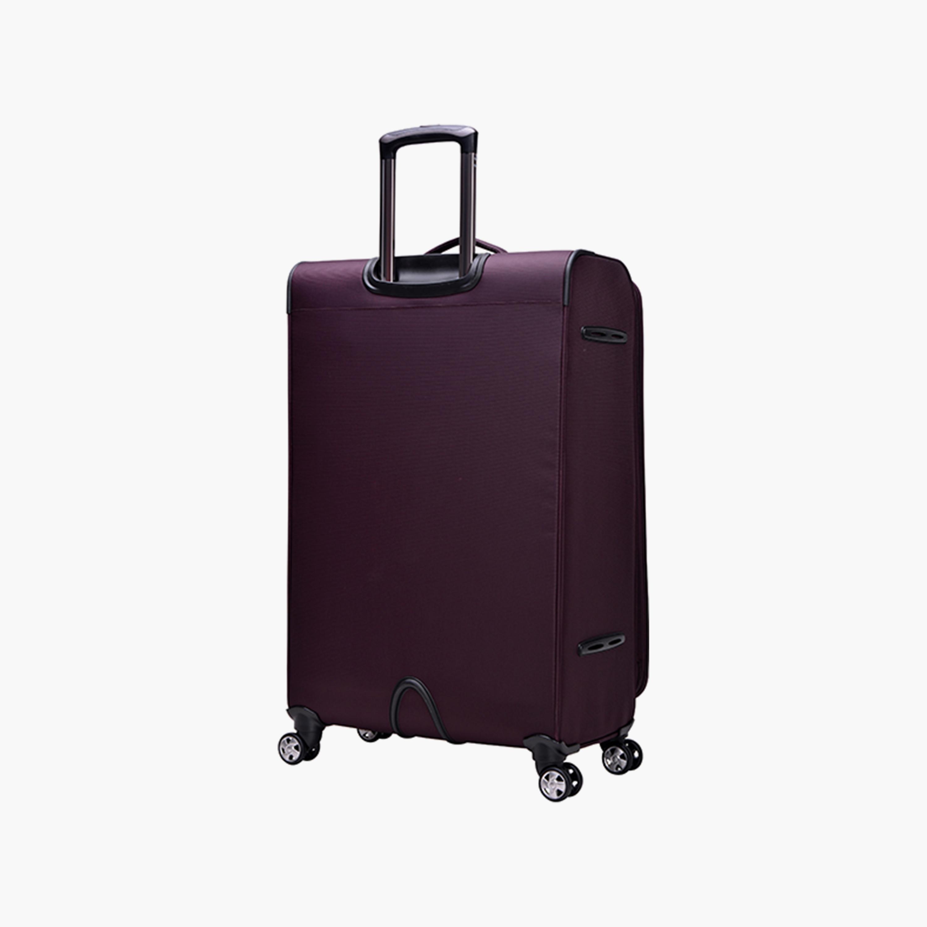 Shop Eminent 77 CM Large Check-In Soft Case Luggage Trolley Bag with 4 ...