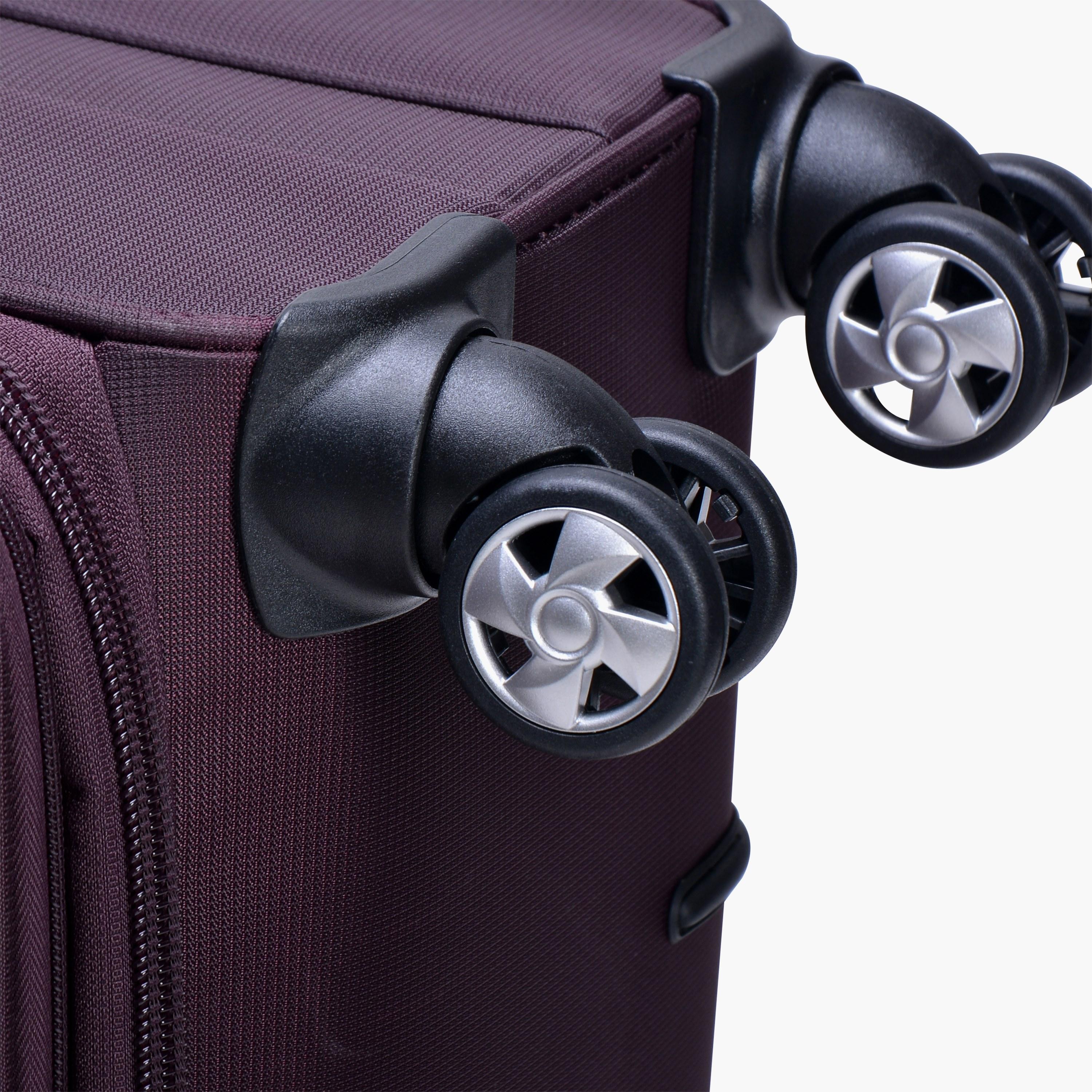 Shop Eminent 77 CM Large Check-In Soft Case Luggage Trolley Bag with 4 ...