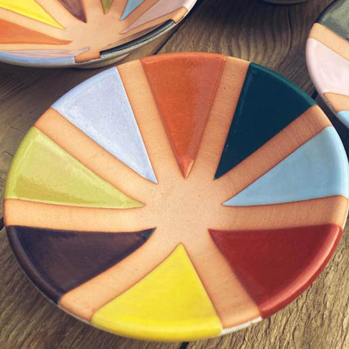 Shop Aiida Design Clay Tanoura Dinner Plate | Home Centre UAE