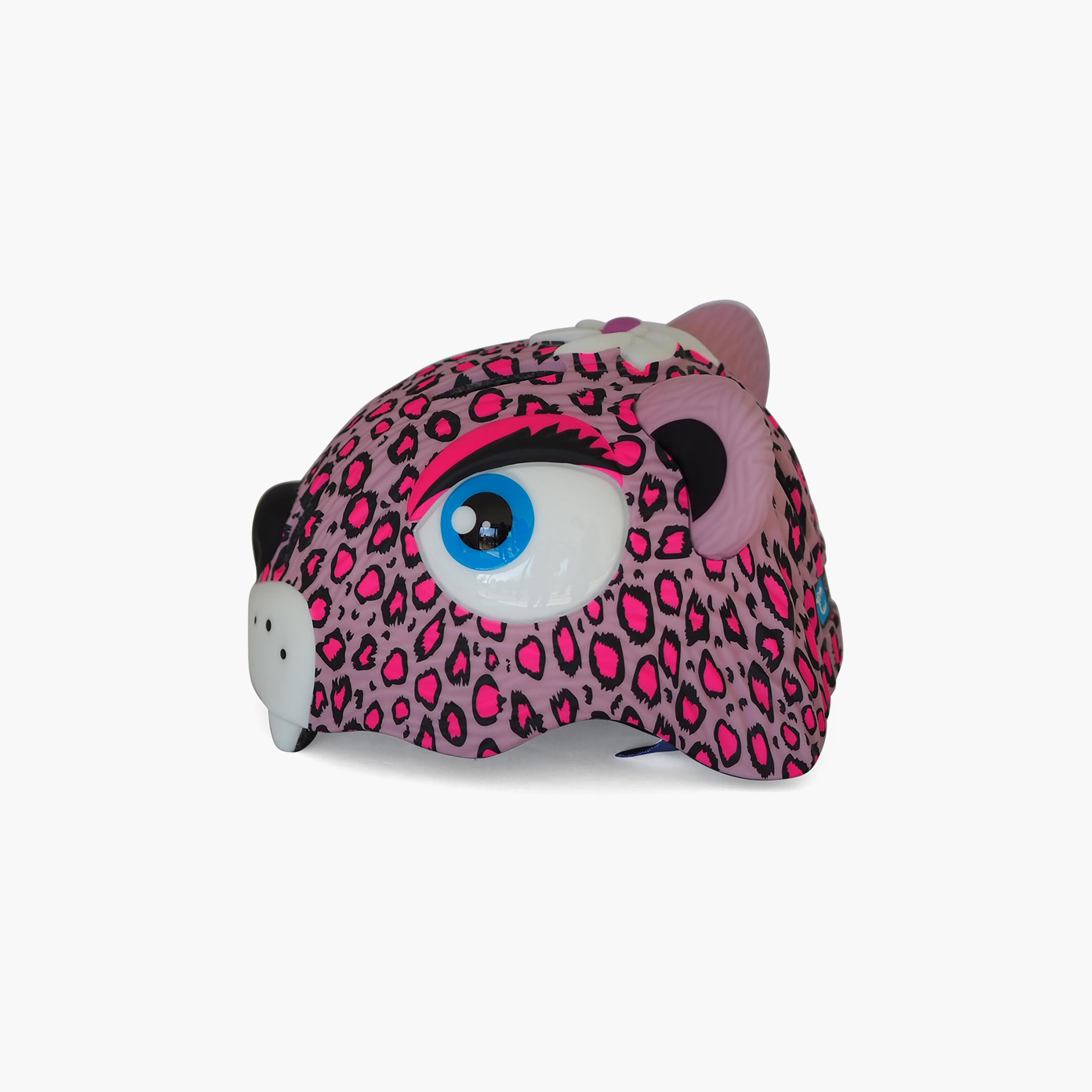 Buy Crazy Safety Adjustable Bicycle Helmet - Leopard - Pink Online ...
