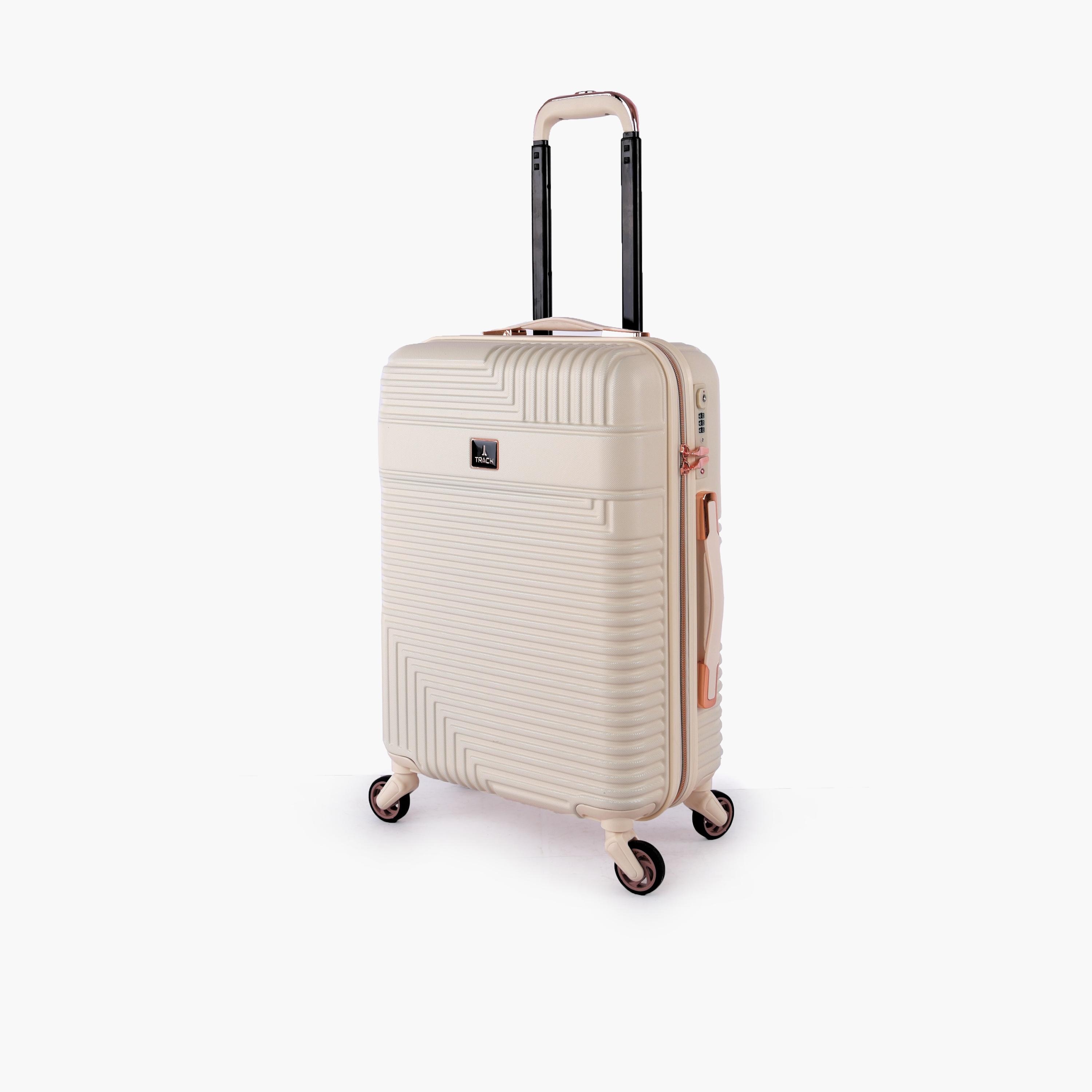 Shop Track Set of 4 ABS Hardcase 4-Wheeler Spinner Trolley Bag with TSA ...