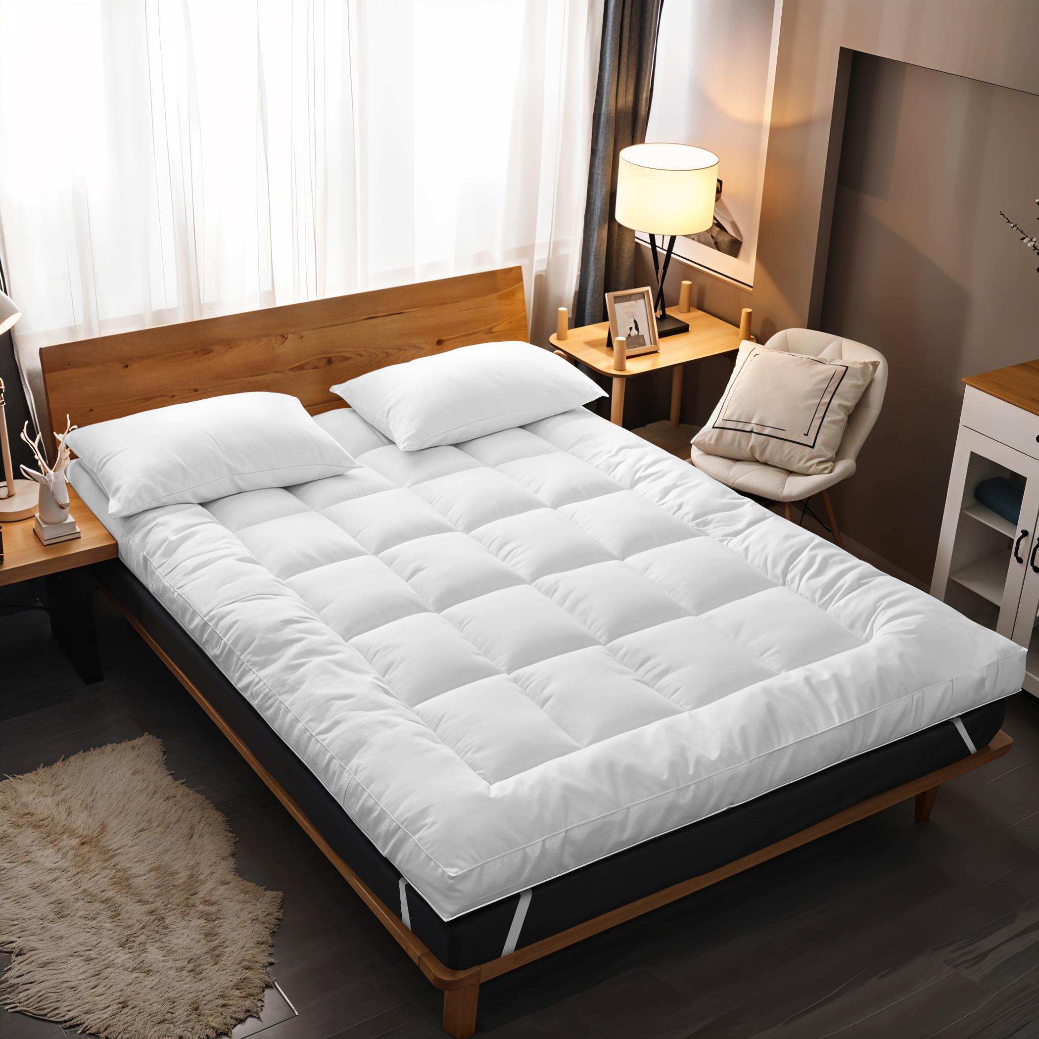 Buy Ultima Luxury Microfiber Single Mattress Topper - 90x200+8 cm ...