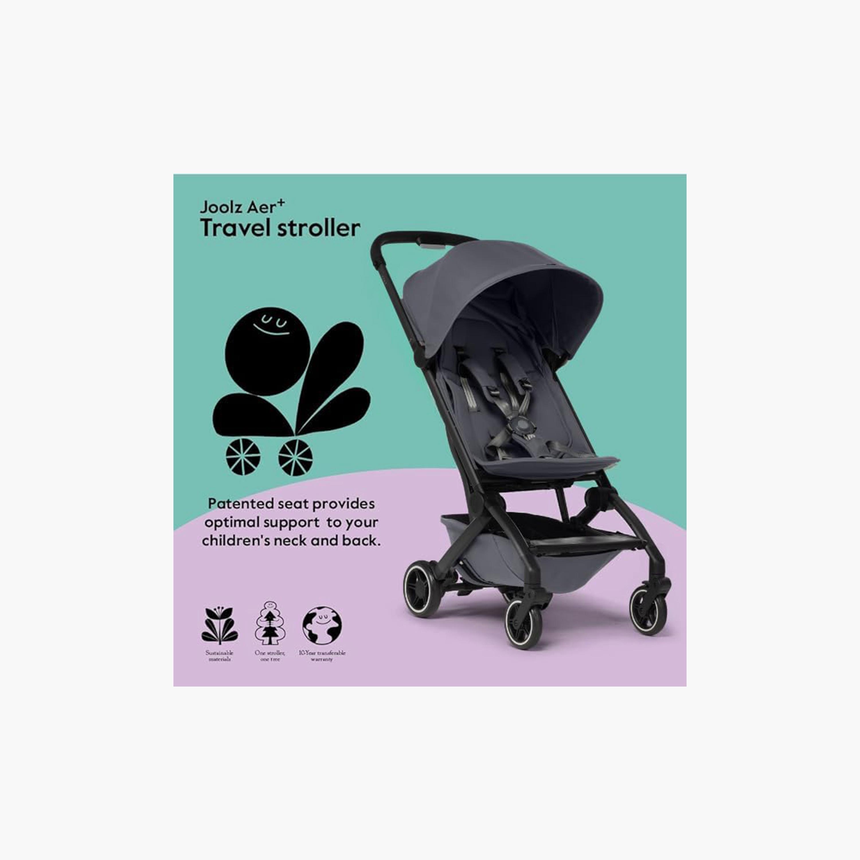Buy Joolz AER Compact Travel Stroller with Travel Pouch & Sun Hood ...